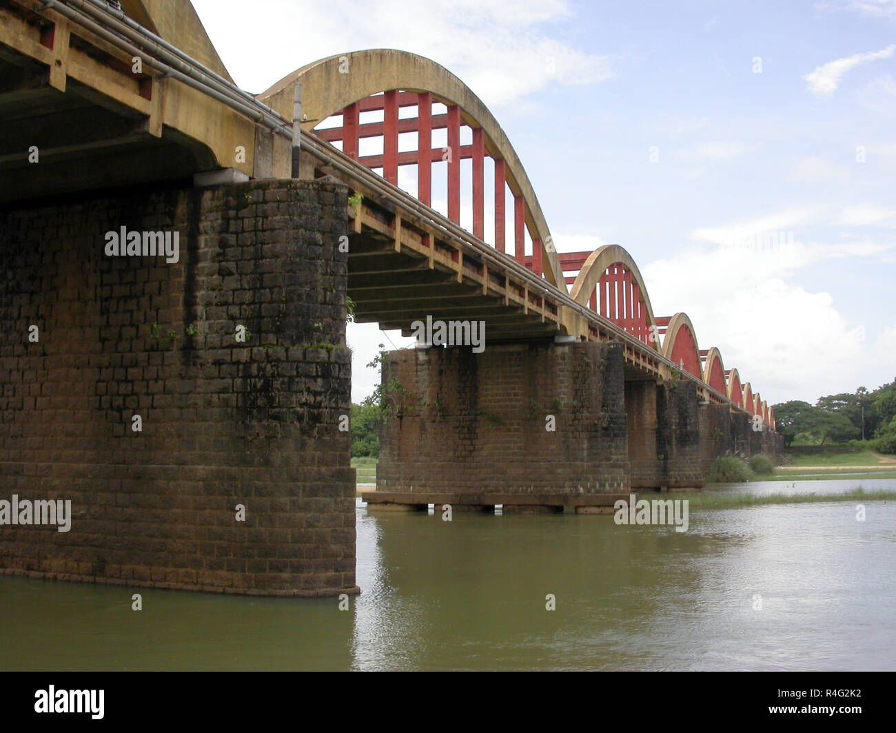 Bridge across the river Stock Photo - Alamy