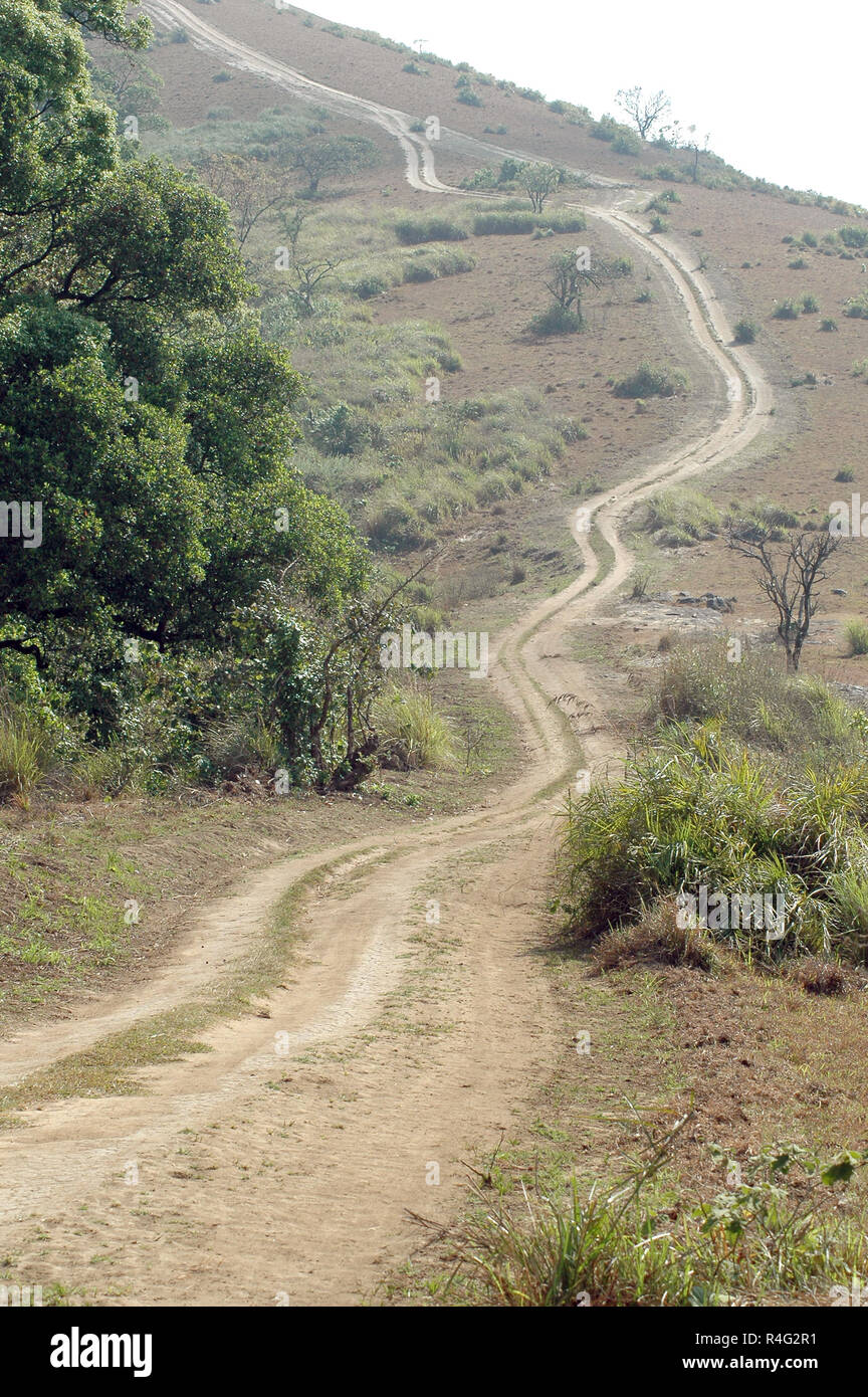Way to mountain Stock Photo - Alamy