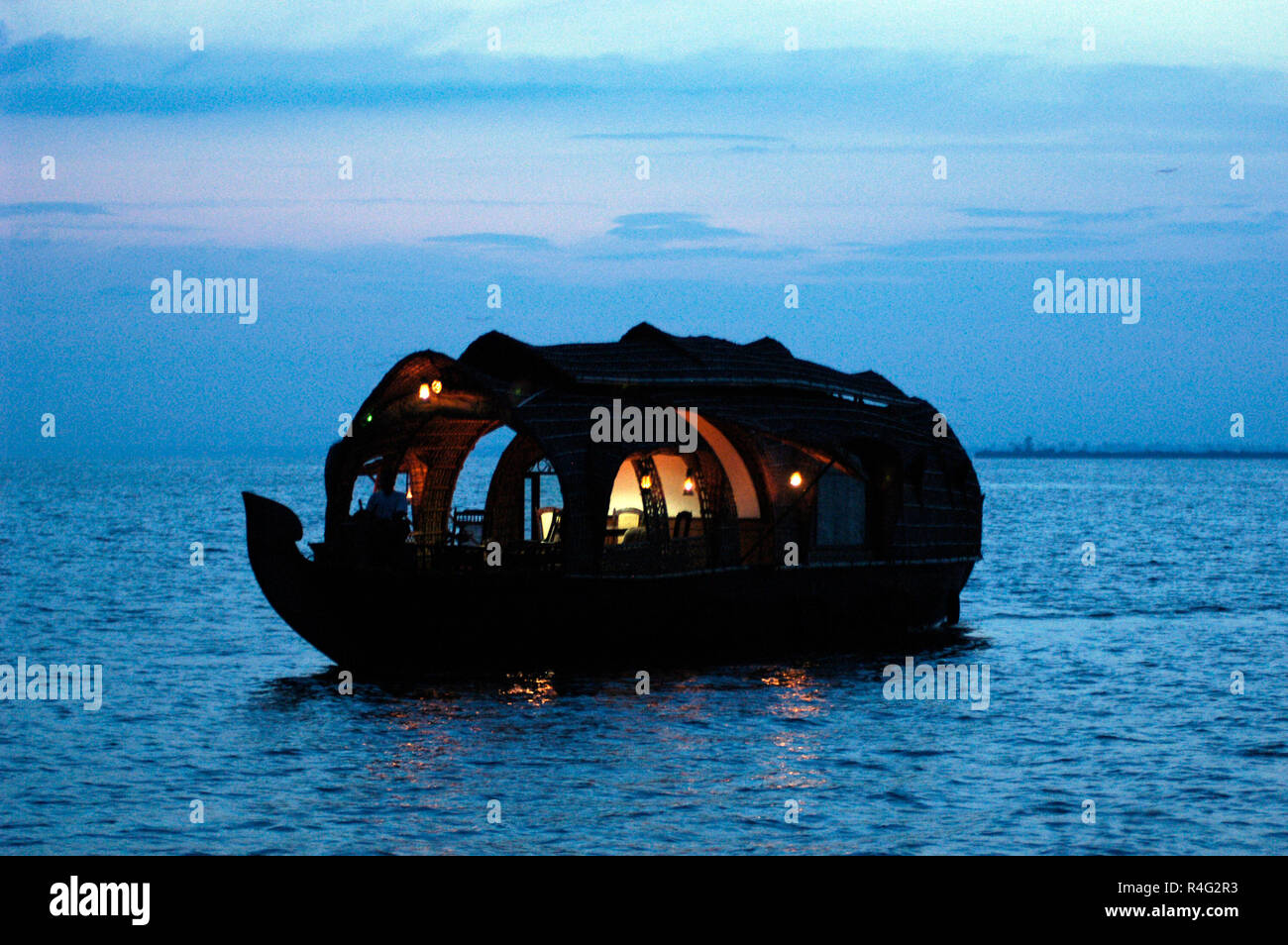 Boat on water Stock Photo - Alamy