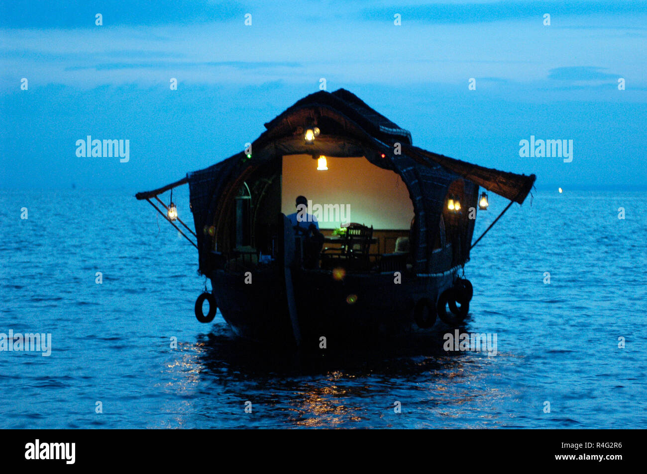 Boat on water Stock Photo - Alamy