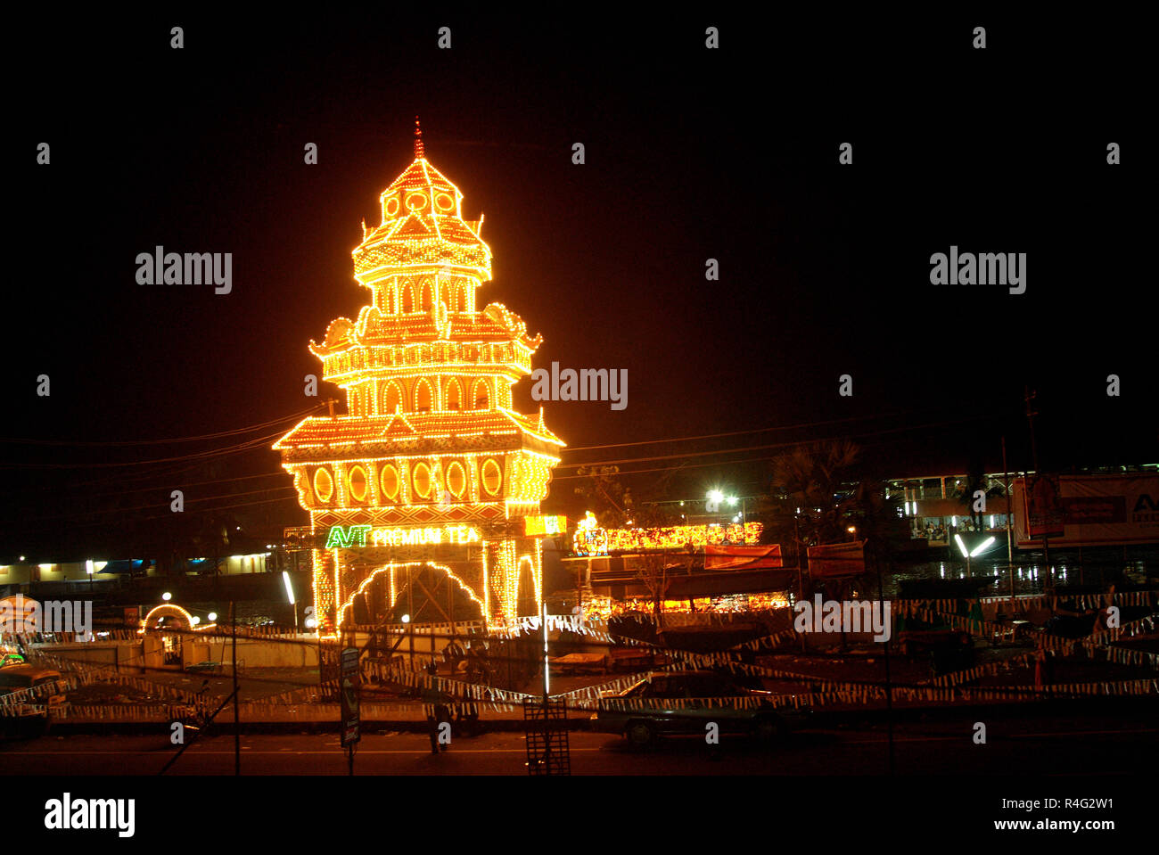 Exterior of temple Stock Photo - Alamy