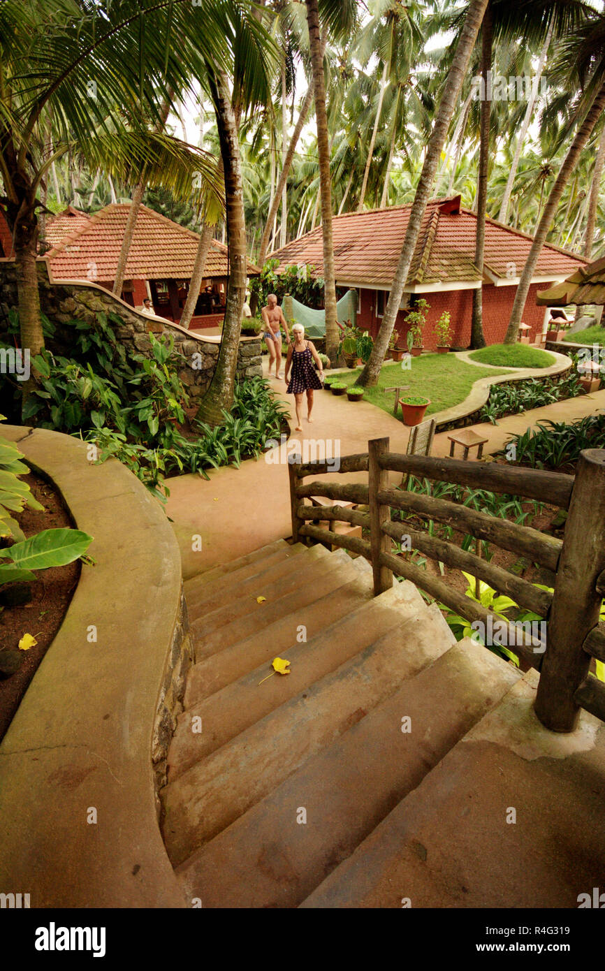 Exterior view of resort Stock Photo - Alamy