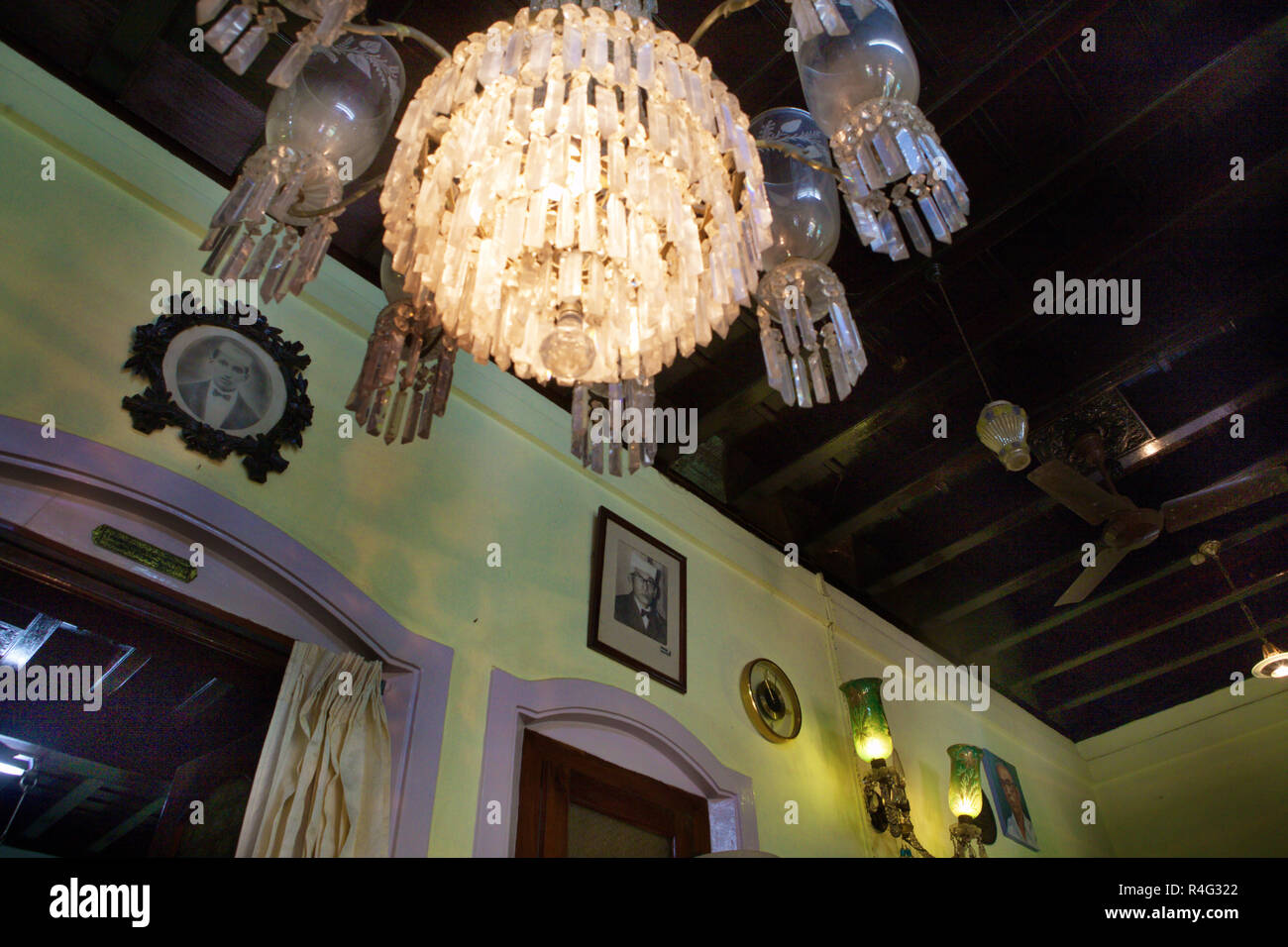 Interior view of house Stock Photo - Alamy