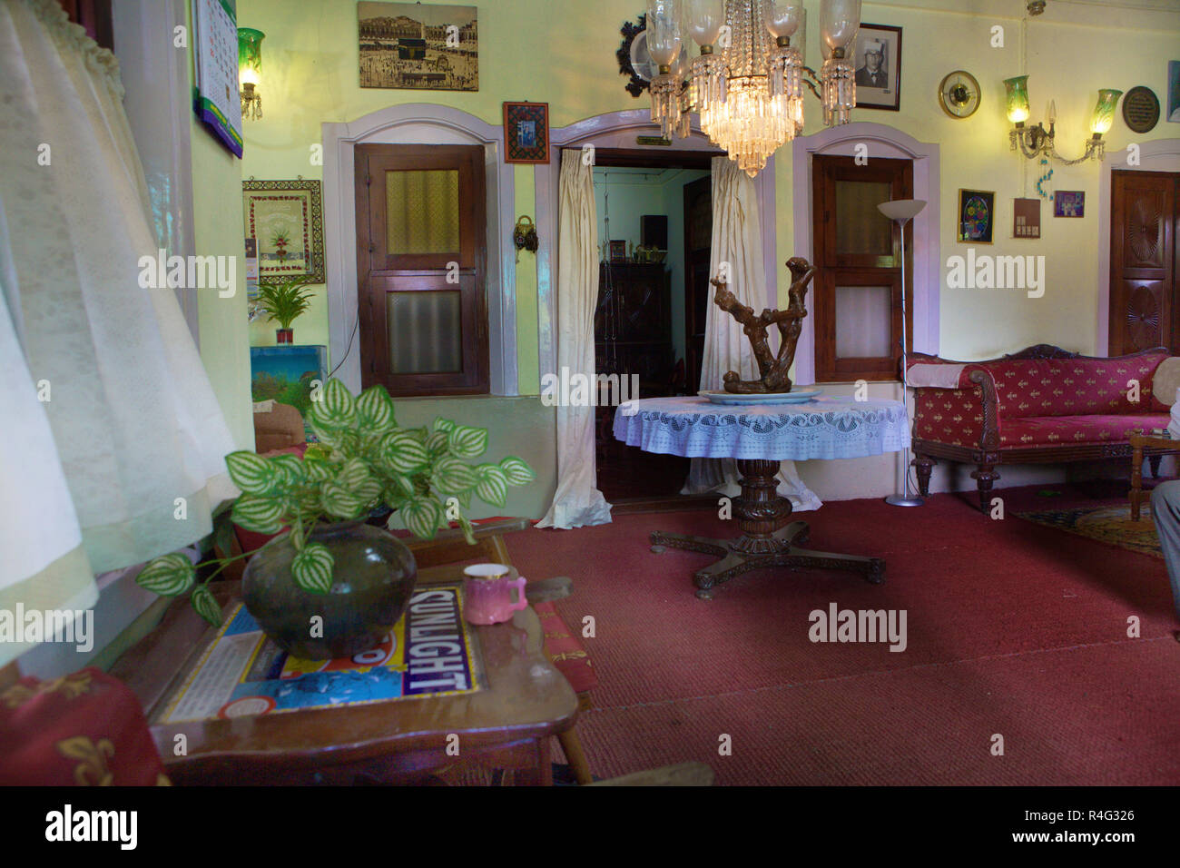 Interior view of house Stock Photo - Alamy