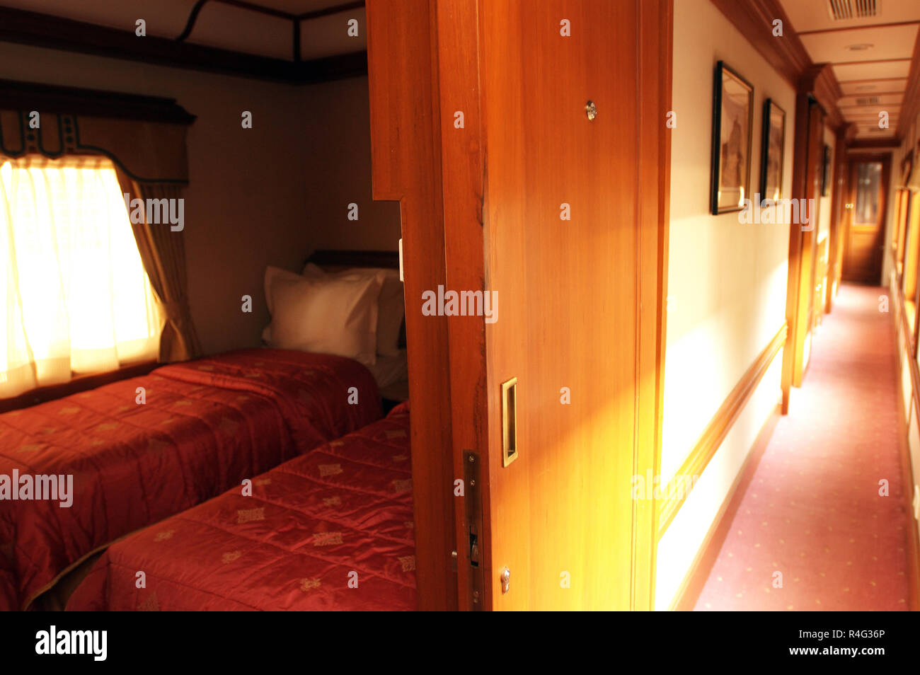 Golden chariot train Stock Photo - Alamy