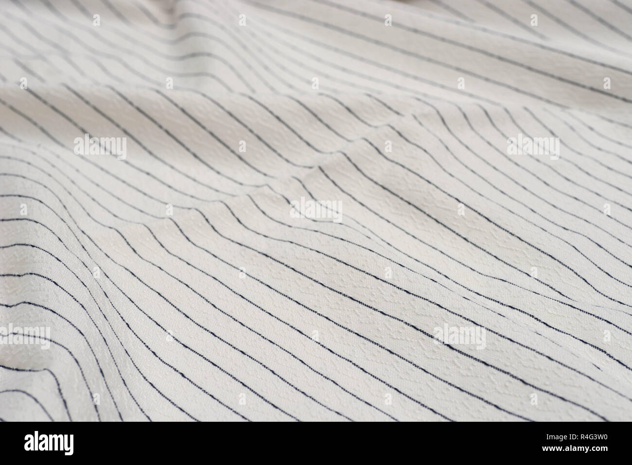 folded striped black and white textile background texture Stock Photo ...