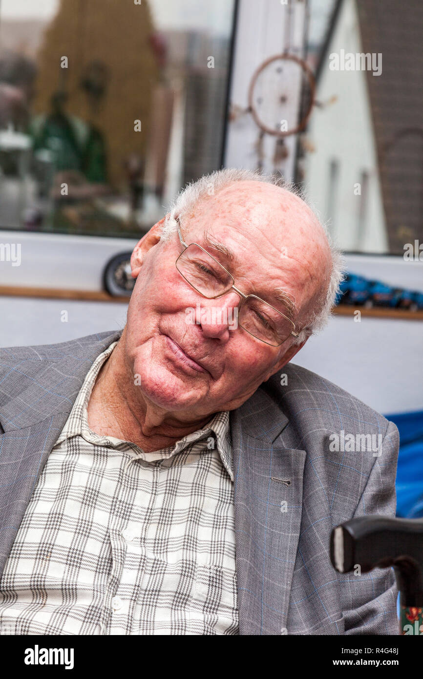 happy smiling senior man Stock Photo - Alamy