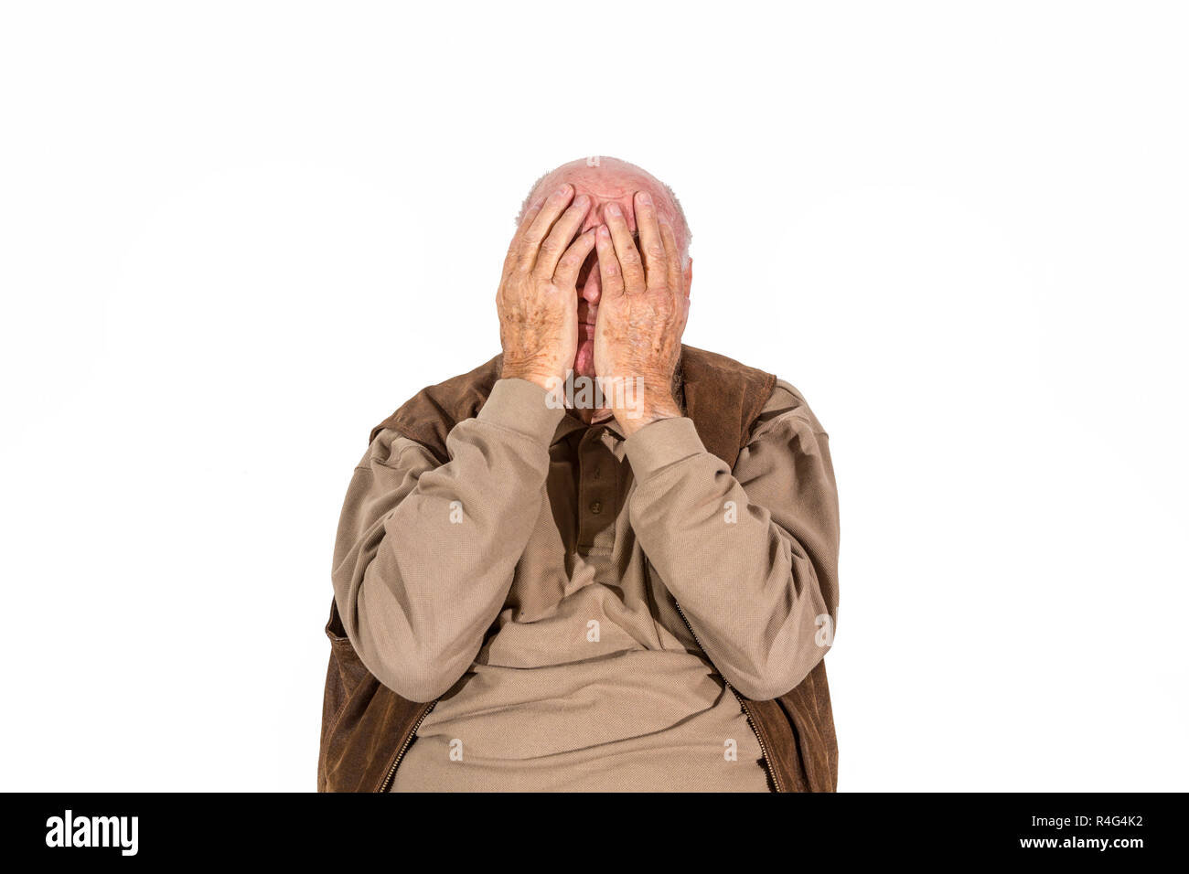 Old Man In Sorrow High Resolution Stock Photography and Images - Alamy