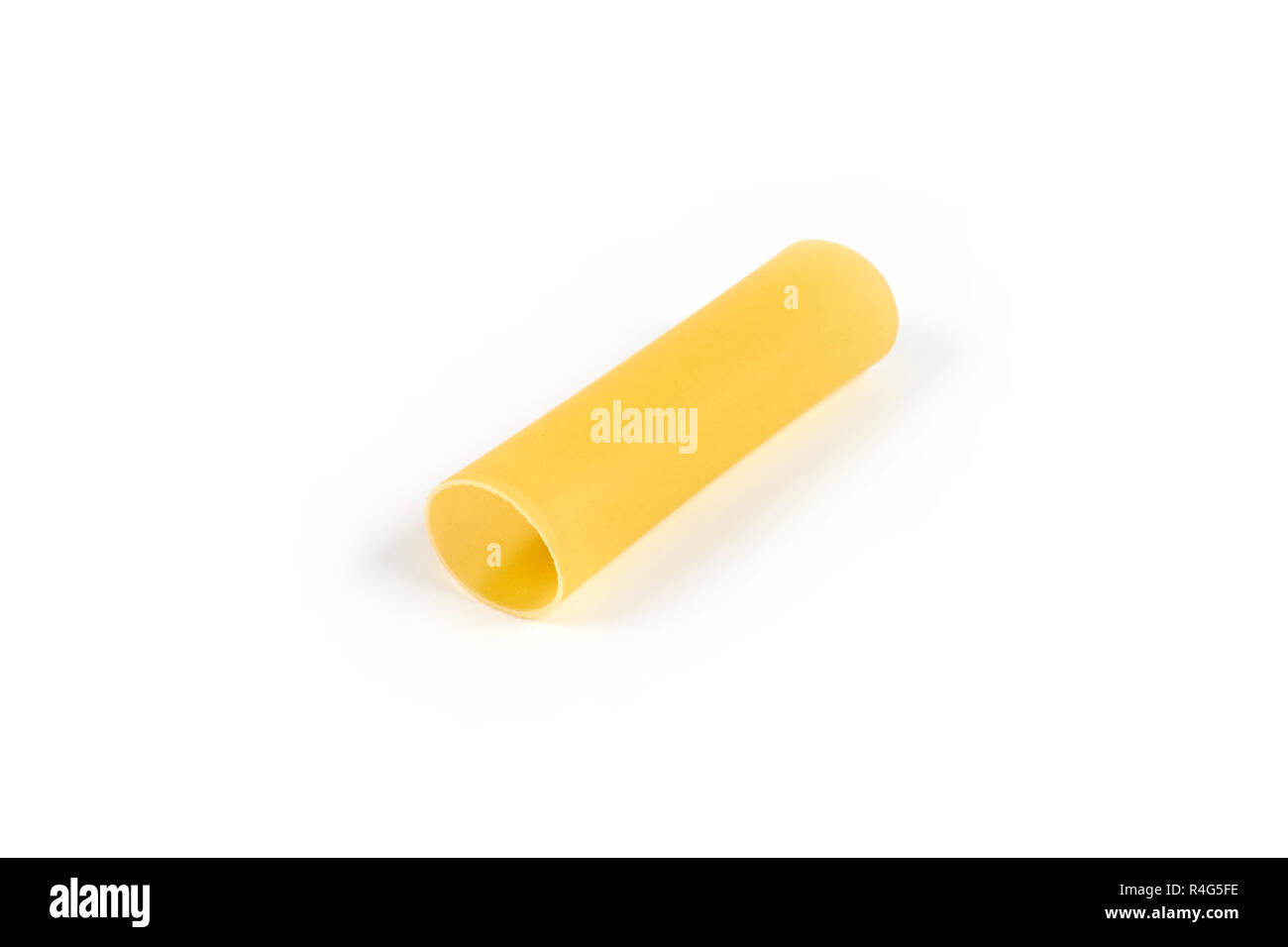 Italian cannelloni pasta tubes isolated over white background Stock ...