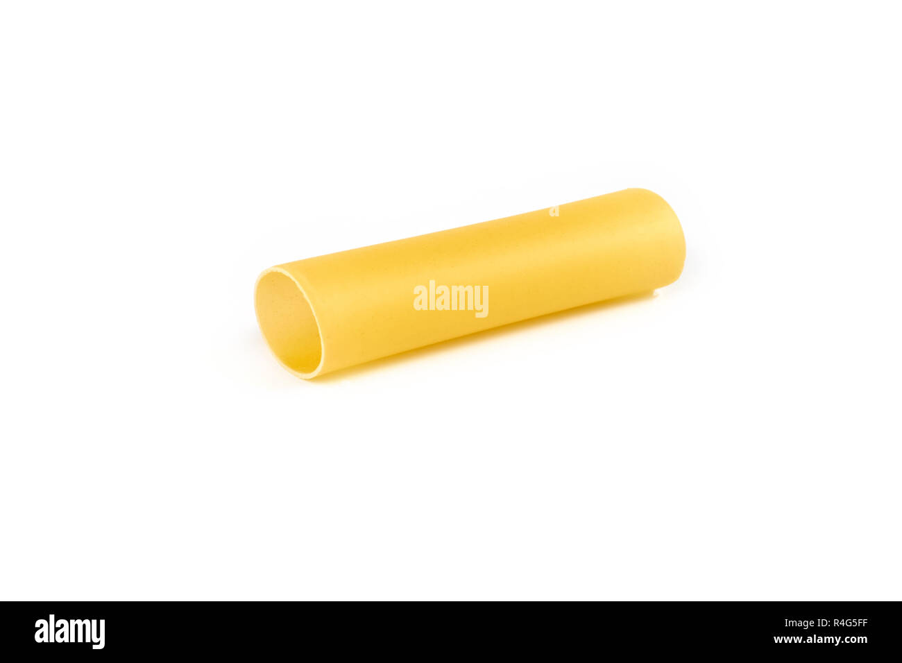 Italian cannelloni pasta tubes isolated over white background Stock ...