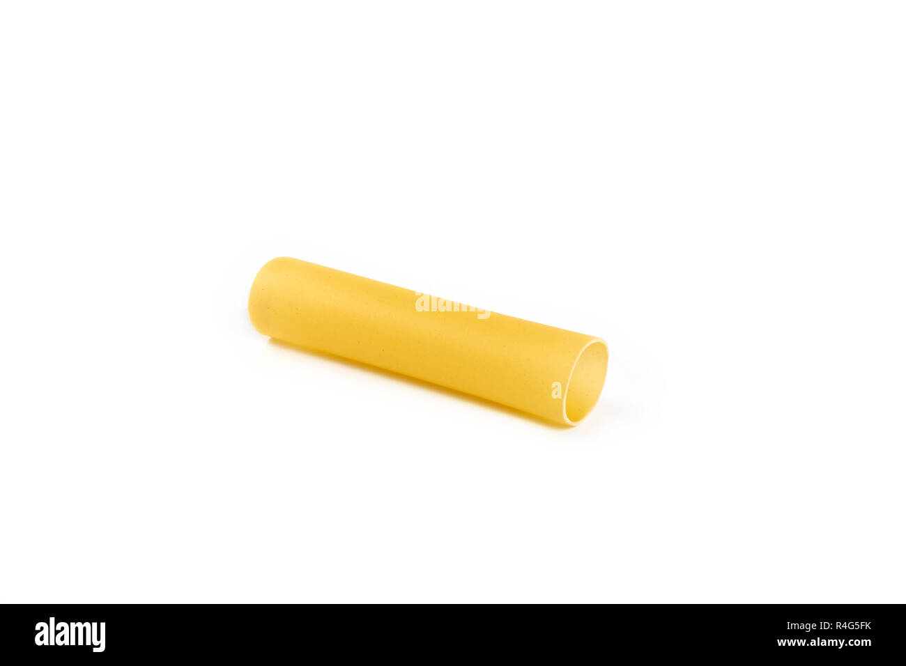 Italian cannelloni pasta tubes isolated over white background Stock ...