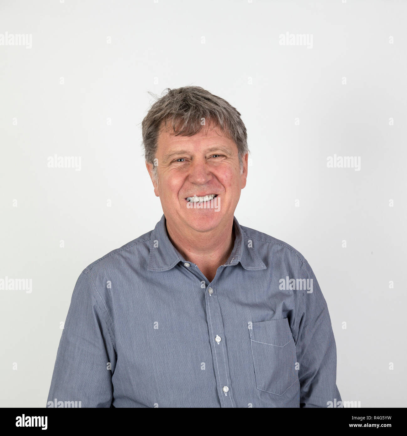 portrait of fifty year old man showing emotions Stock Photo - Alamy