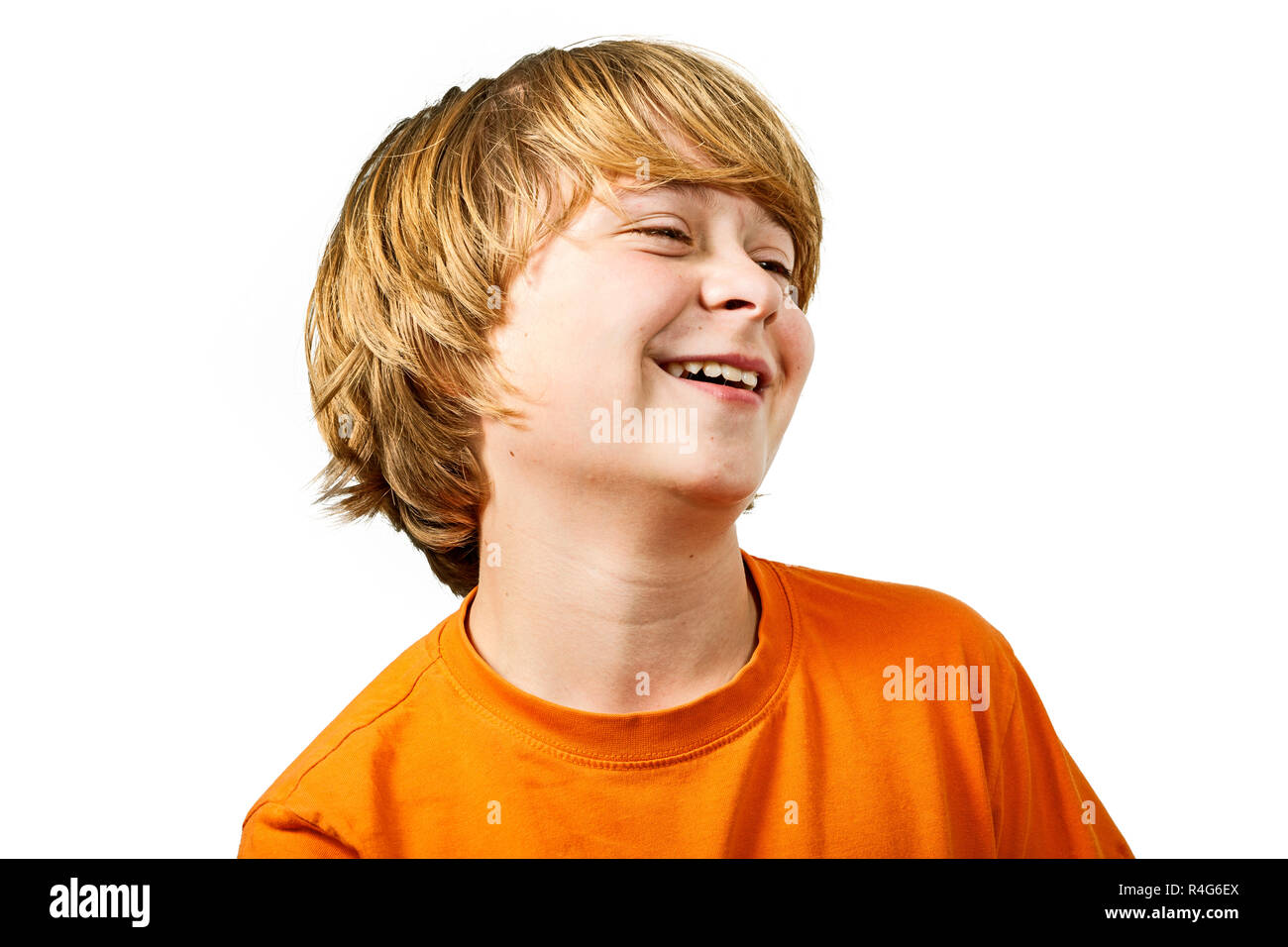 young smart boy has fun Stock Photo - Alamy