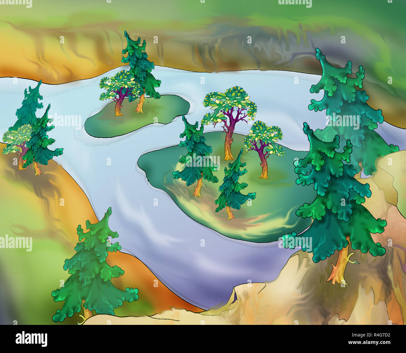 Land a tiny island hi-res stock photography and images - Alamy