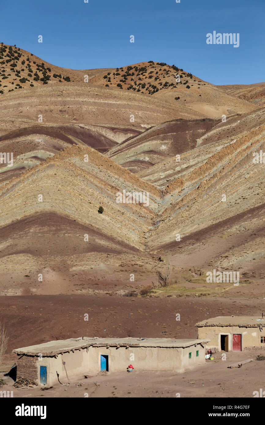 Barn in high atlas mountains in morocco Stock Photo - Alamy