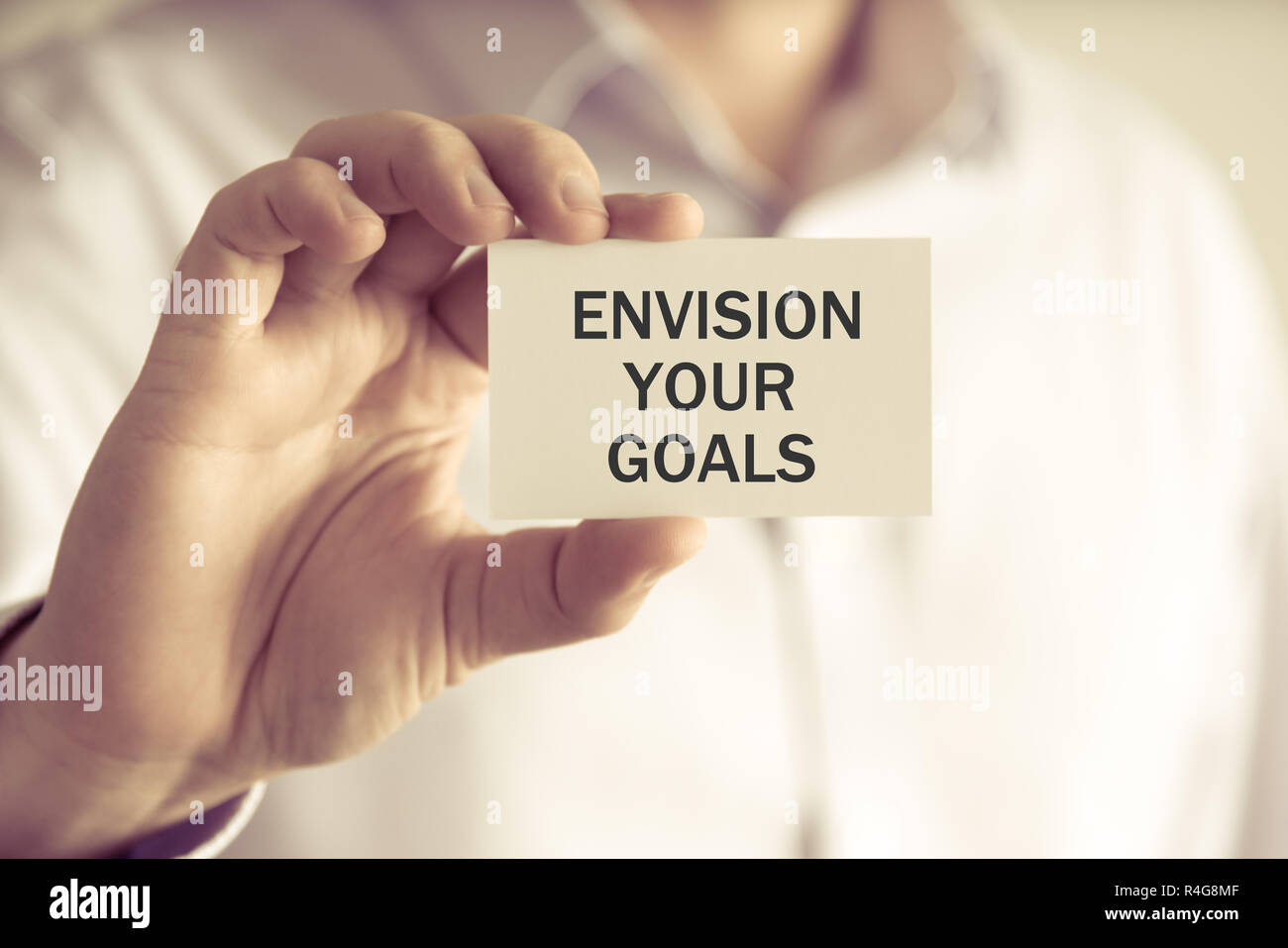Envision your goals hi-res stock photography and images - Alamy
