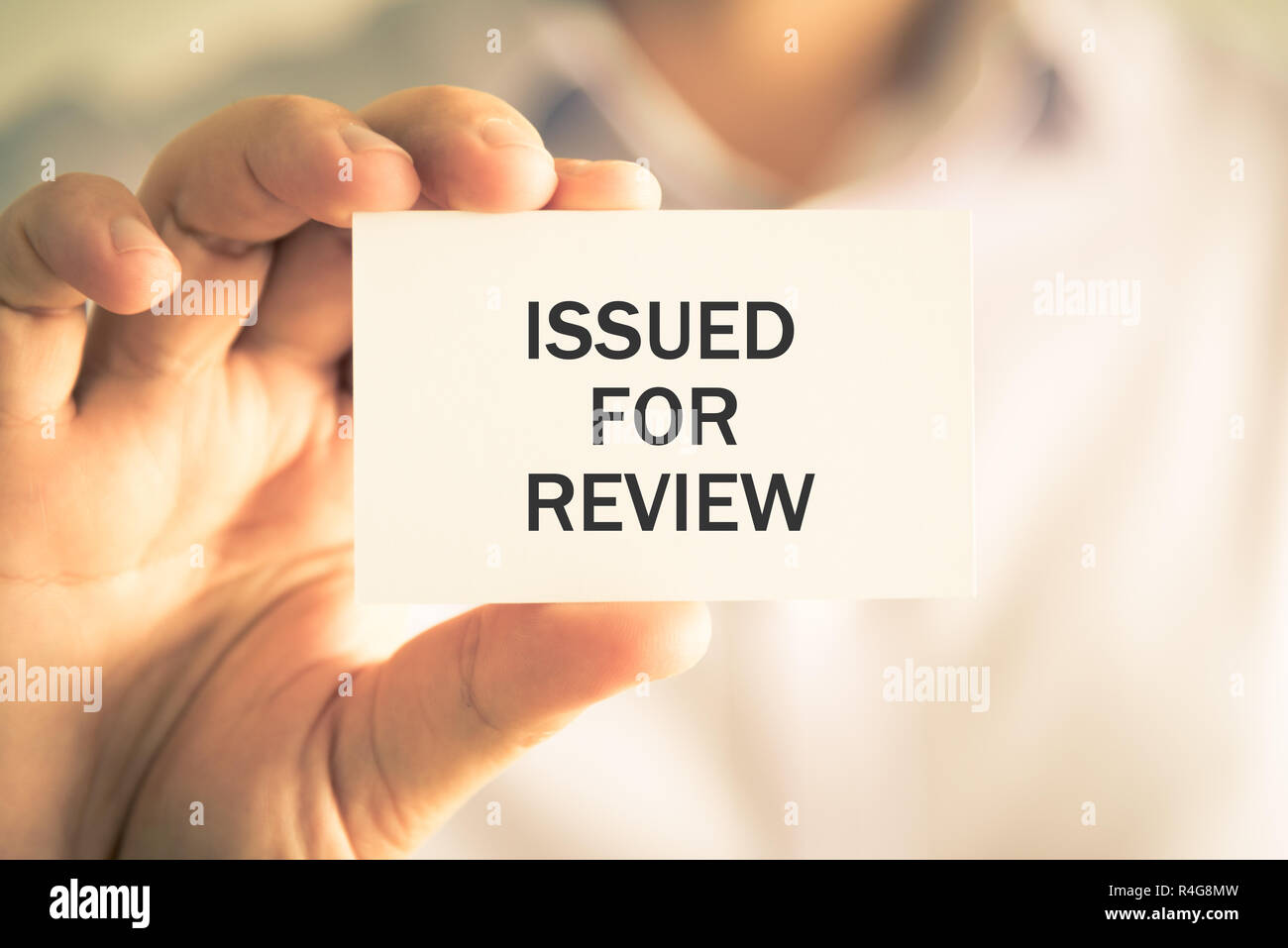 Issued for review hi-res stock photography and images - Alamy