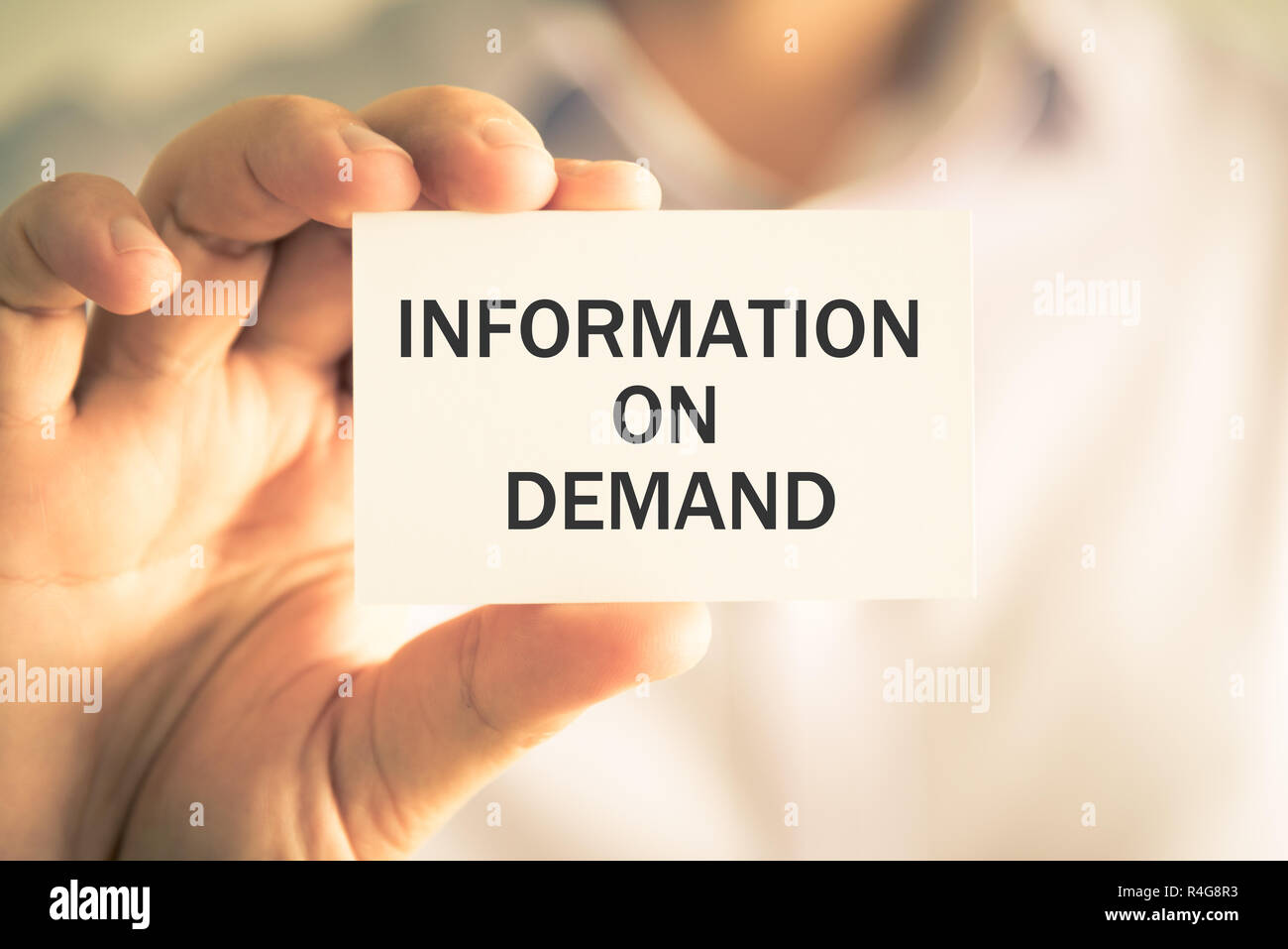 Information on demand hi-res stock photography and images - Alamy