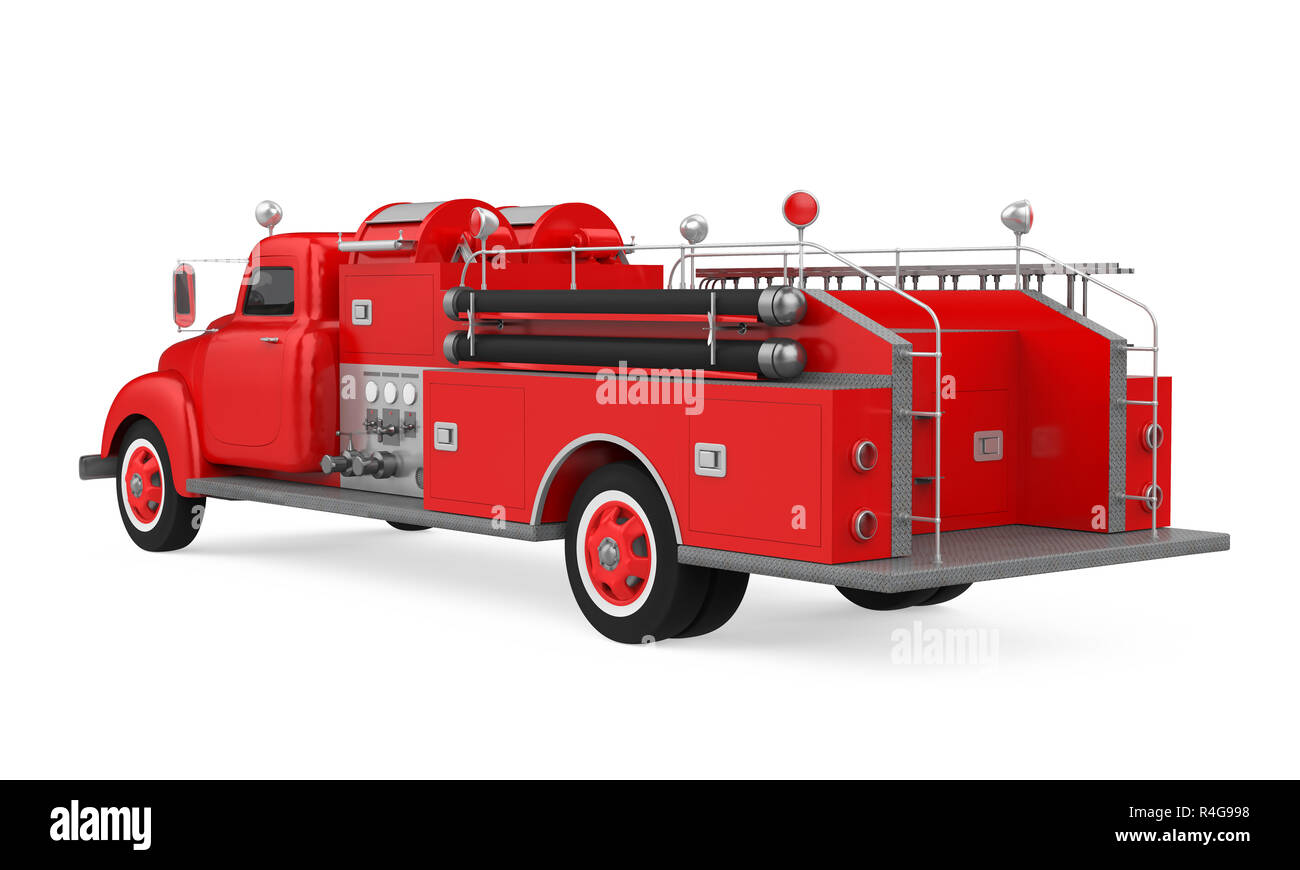 Firefighter red truck hi-res stock photography and images - Alamy