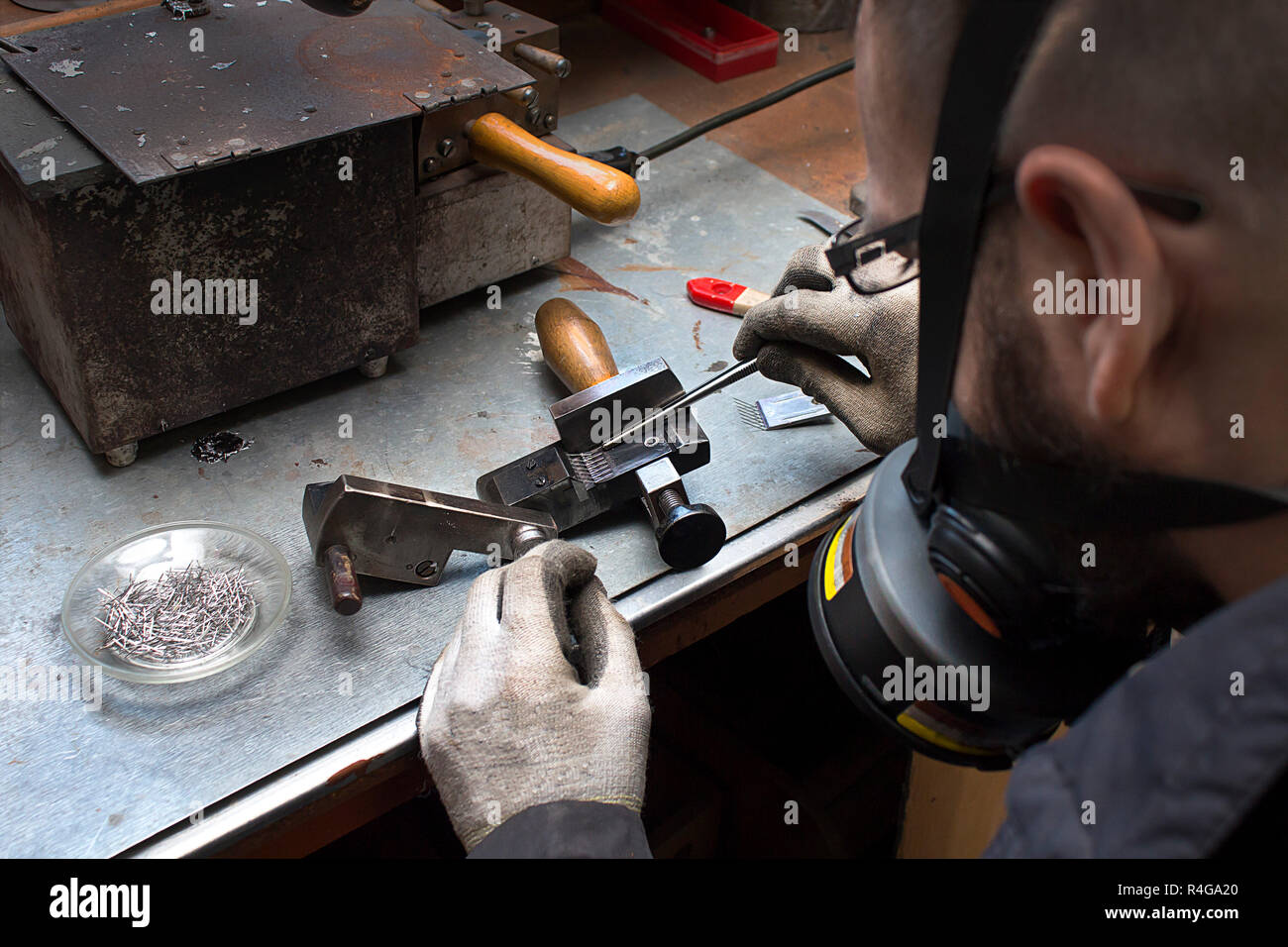 craftsman plant produces components for the machines. manufactory ...