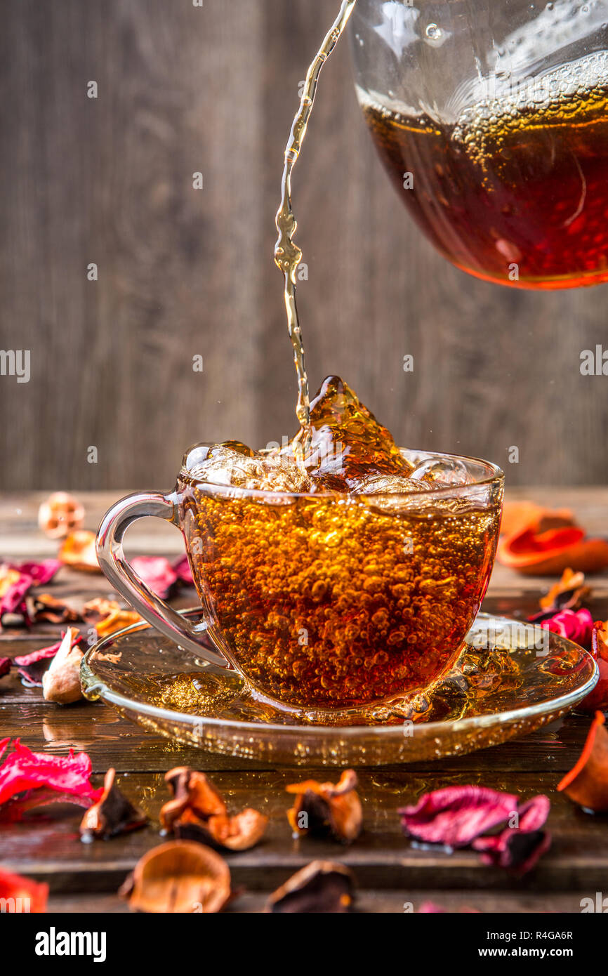 Mint flavored tea in hi-res stock photography and images - Alamy