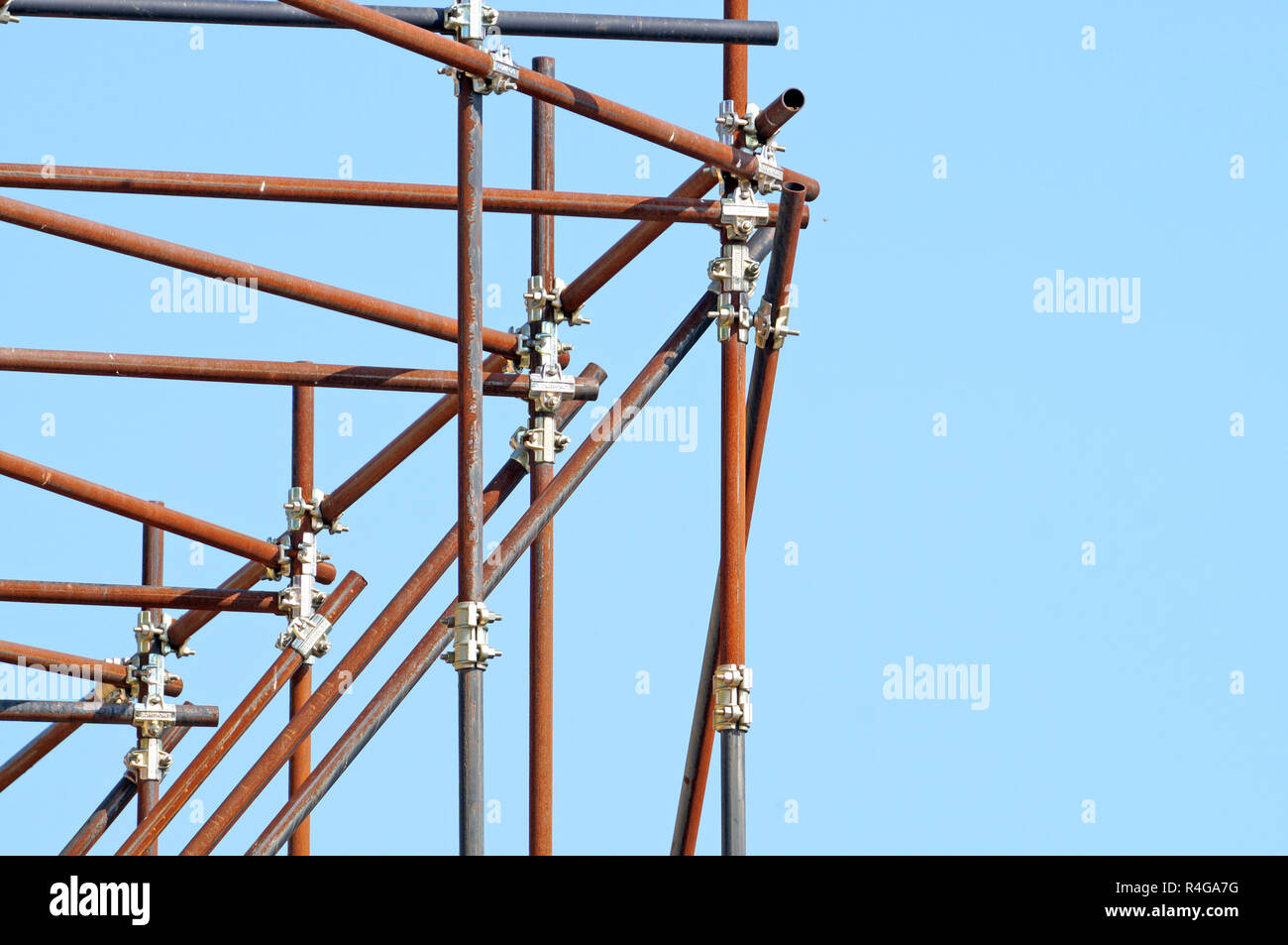 Industrial Scaffold Steel Framework Structure Stock Photos & Industrial ...