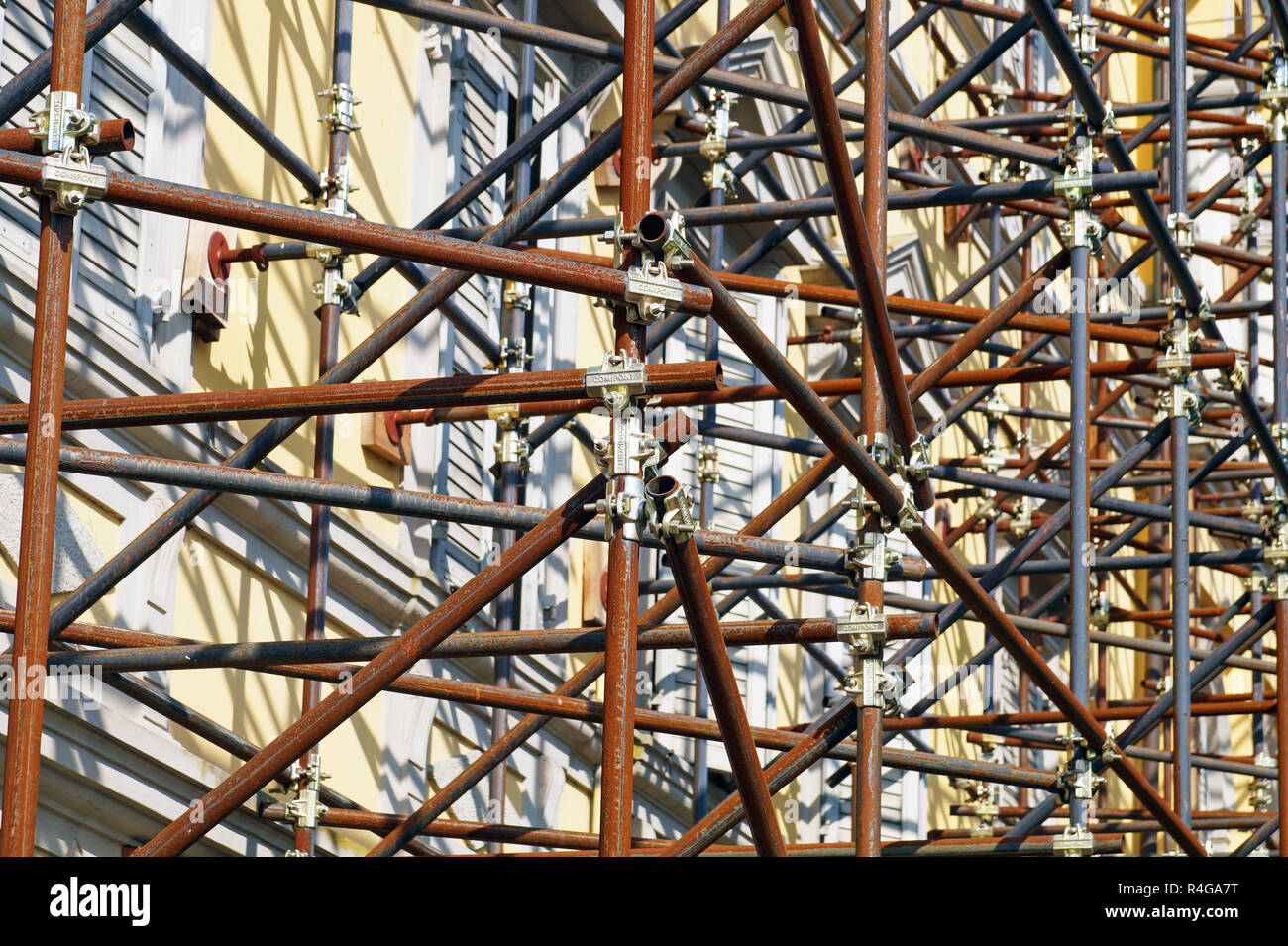 Industrial Scaffold Steel Framework Structure Stock Photos & Industrial ...