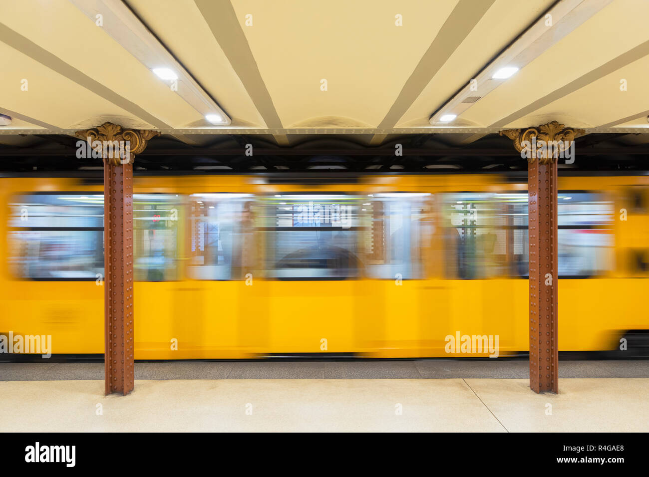 Budapest metro station hi-res stock photography and images - Alamy