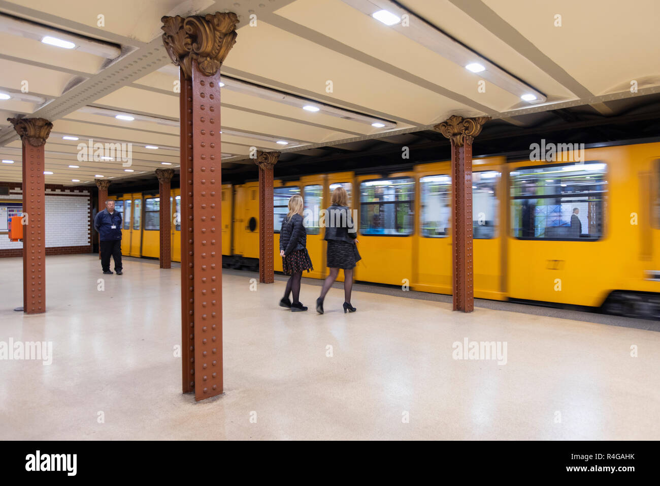 Budapest metro station hi-res stock photography and images - Alamy