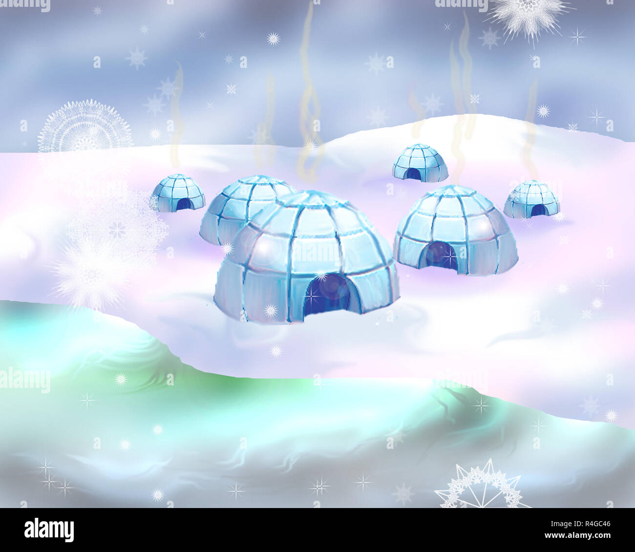 Building igloo north pole hi-res stock photography and images - Alamy