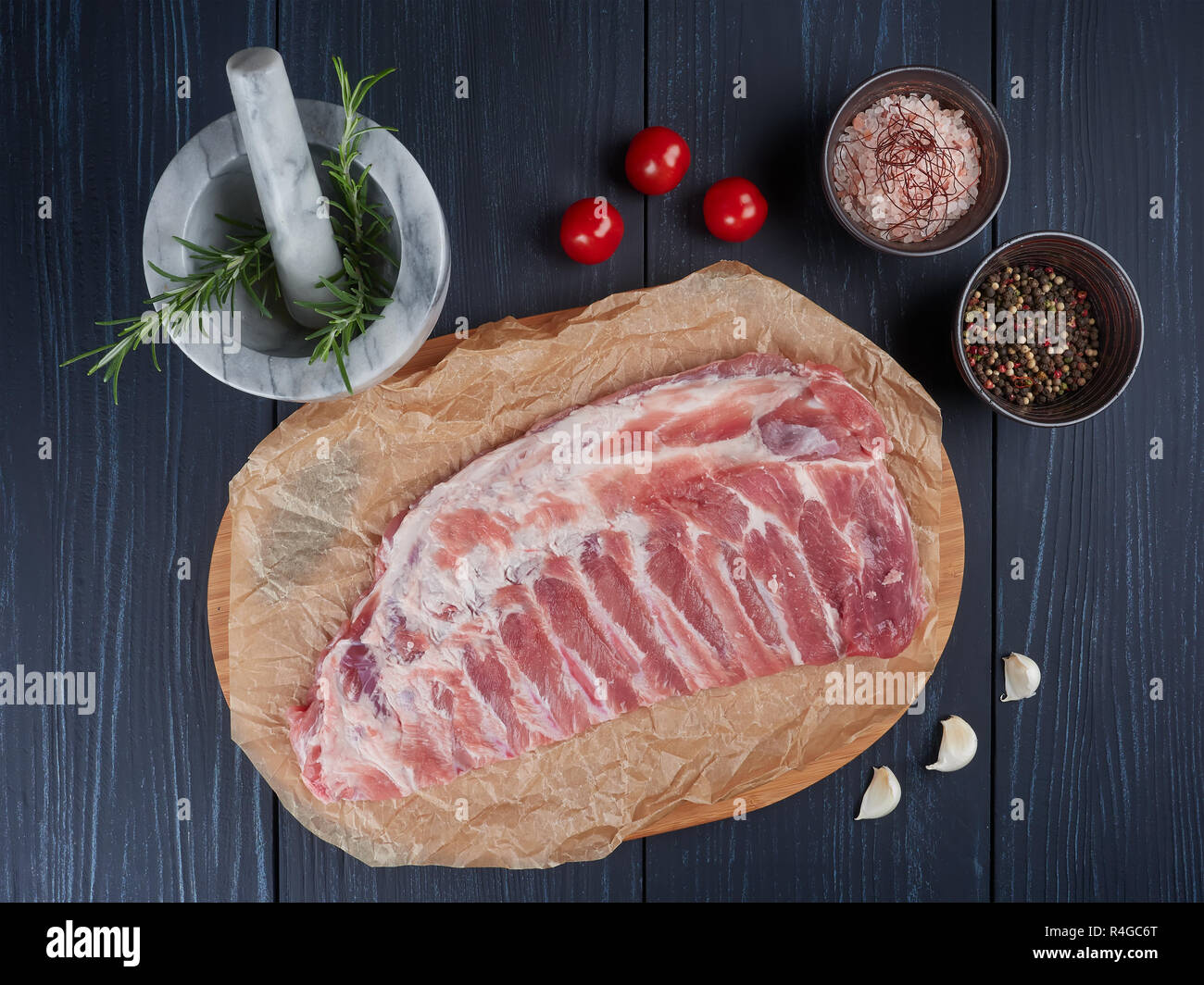 Raw spare ribs hi-res stock photography and images - Alamy