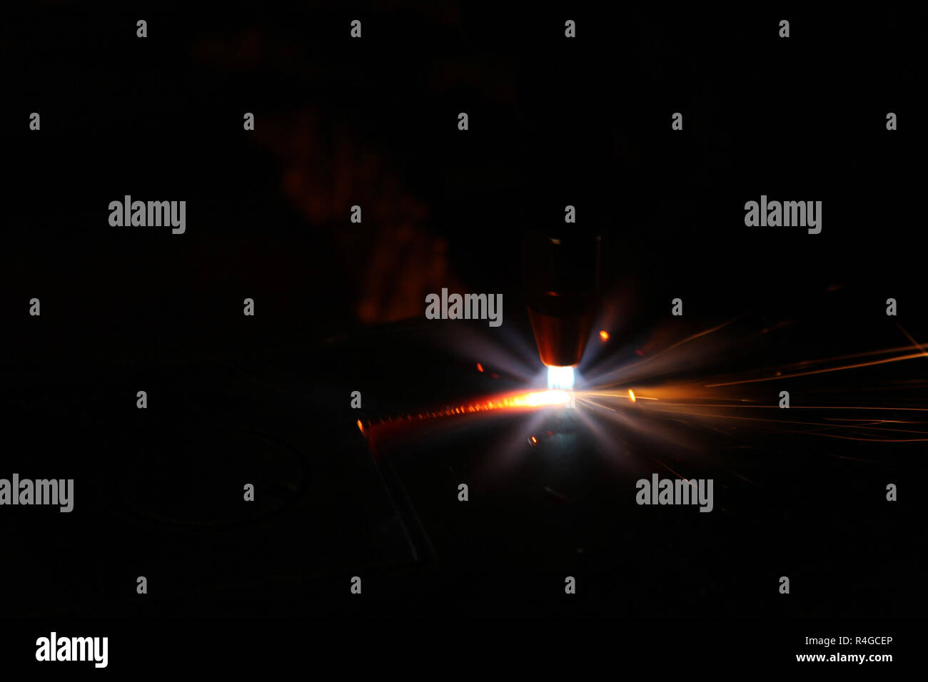 cnc machine welding manufacture Stock Photo - Alamy