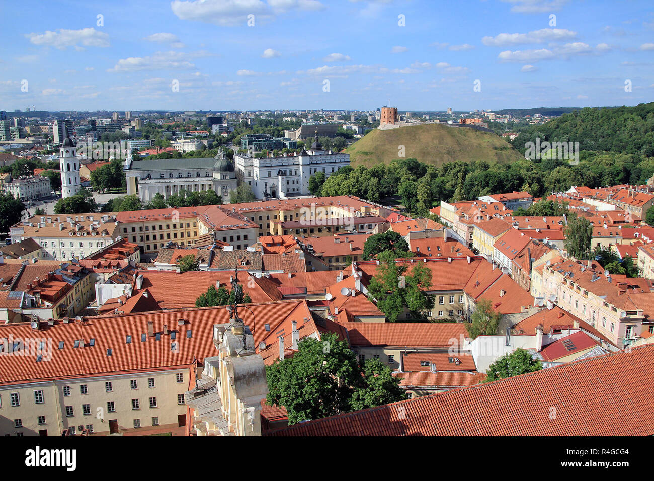 panorama view of vilnius,lithuania Stock Photo - Alamy