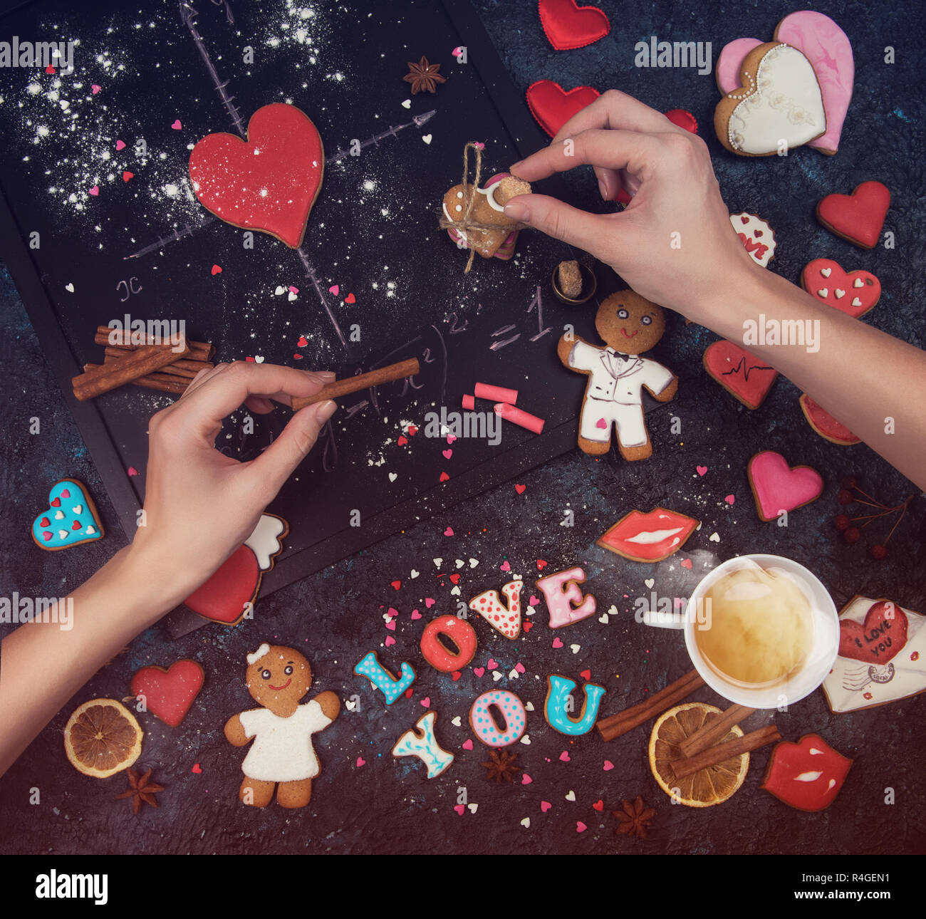 Math formula calculations background hi-res stock photography and ...