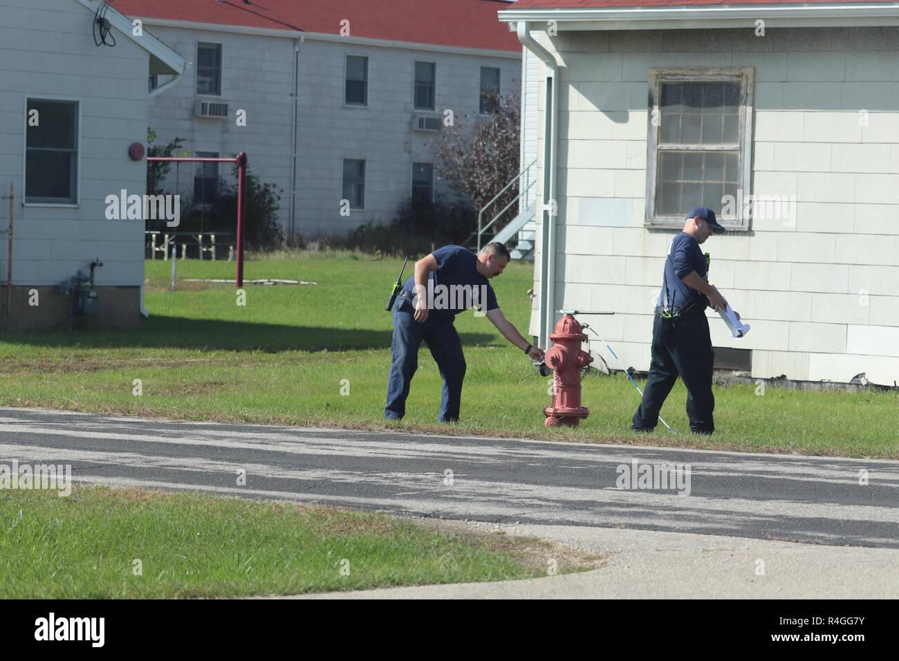 Wisconsin hydrant flushing hi-res stock photography and images - Alamy