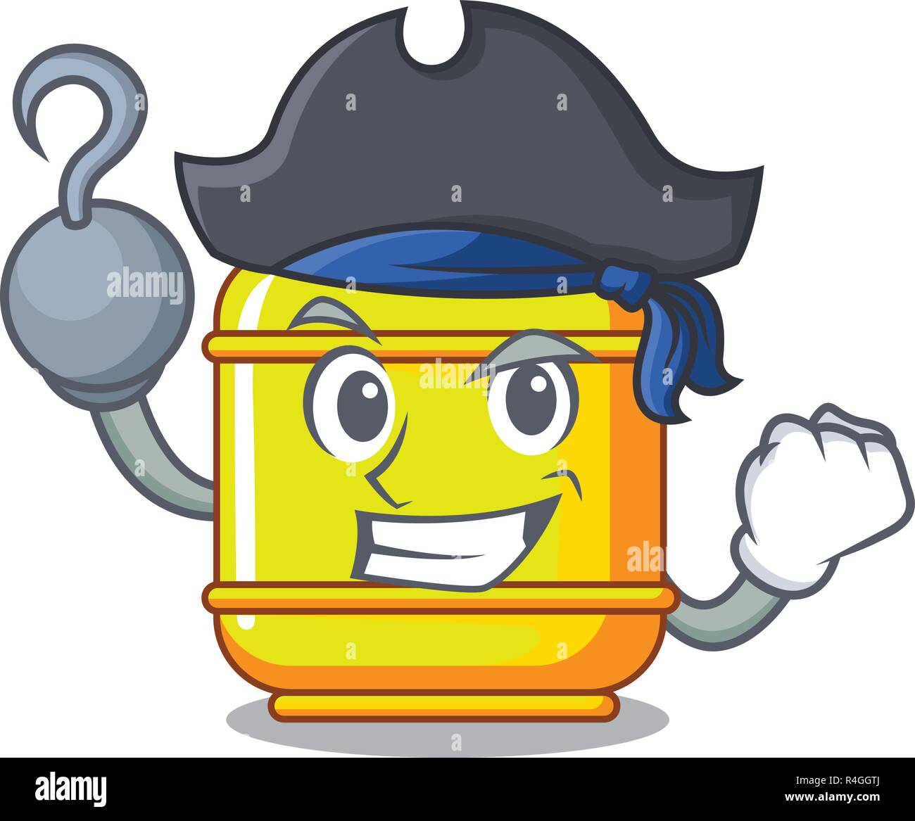 Pirate flammable gas tank on cartoon the Stock Vector Image & Art - Alamy