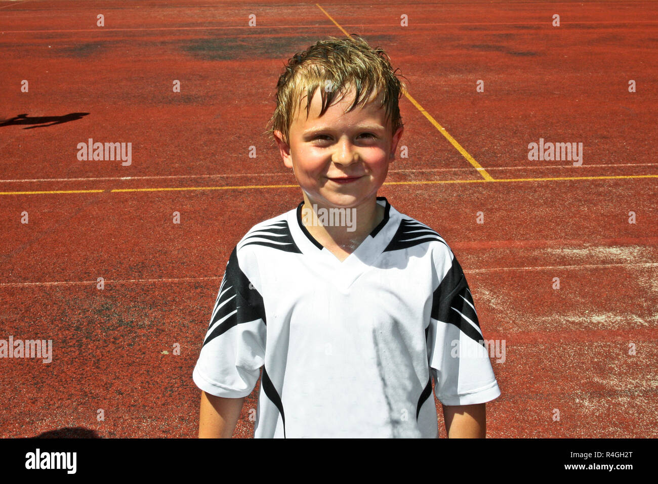 Teenage athlete sweating hi-res stock photography and images - Alamy