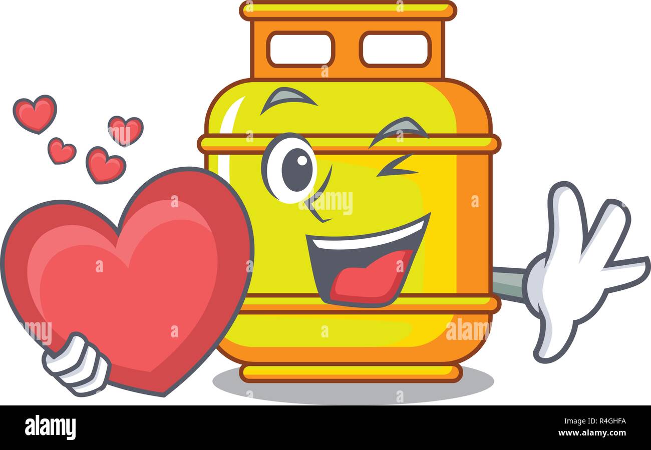 Cartoon Images Red Gasoline Tank