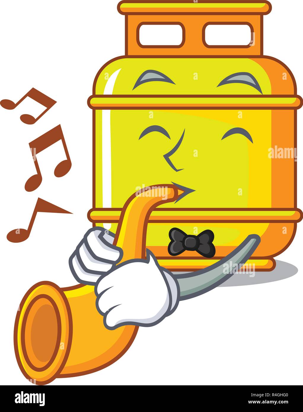 Lpg gas cylinder mascot Stock Vector Images - Alamy