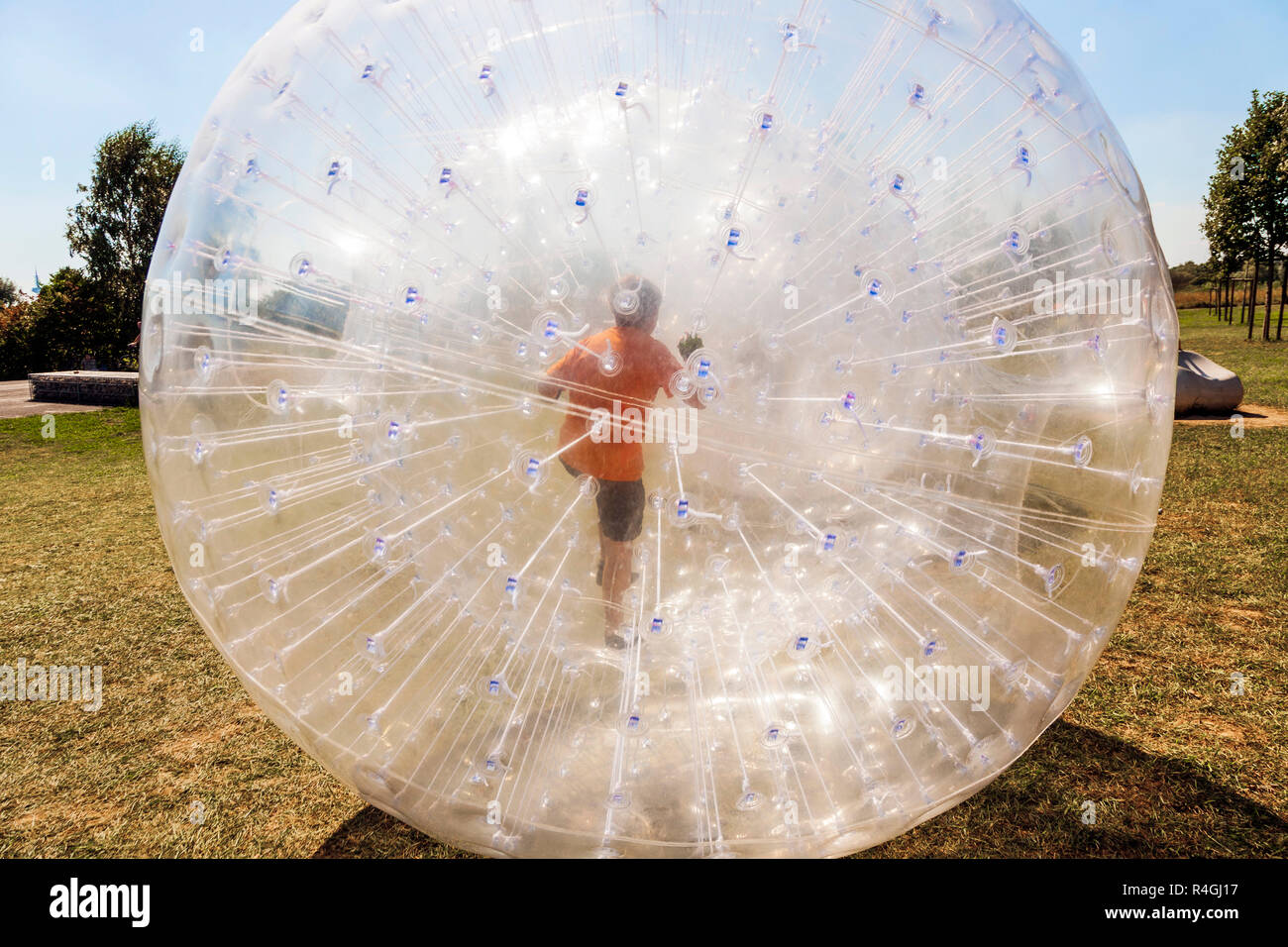 Zorbing time hi-res stock photography and images - Alamy