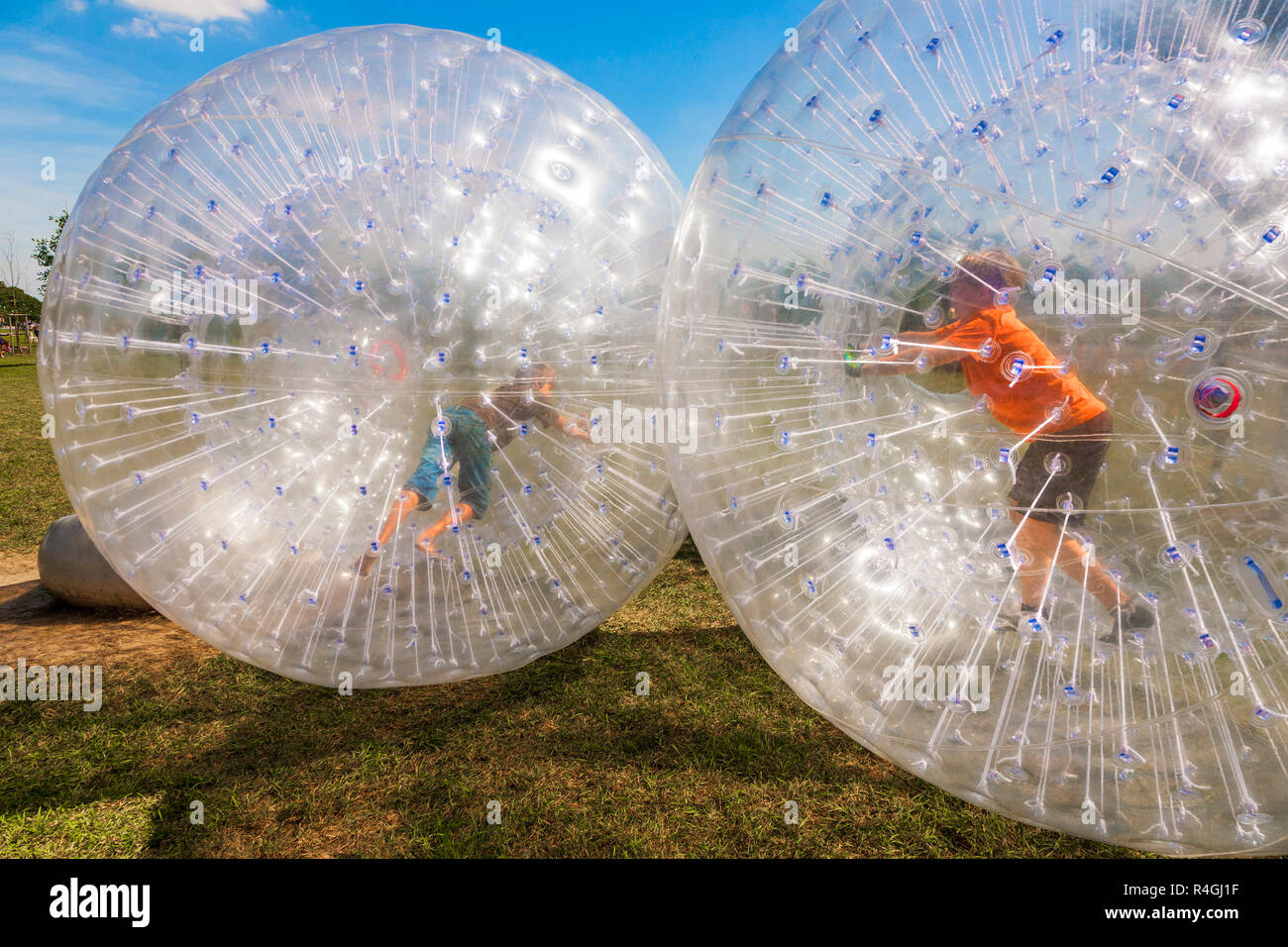 Body zorb hi-res stock photography and images - Alamy