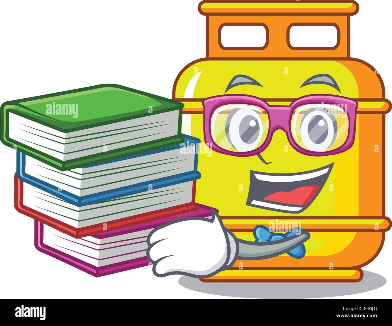 Lpg gas cylinder mascot Stock Vector Images - Alamy
