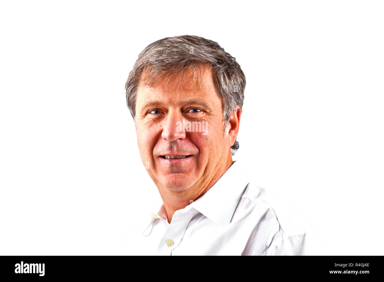 Elderly man guy talking Cut Out Stock Images & Pictures - Alamy