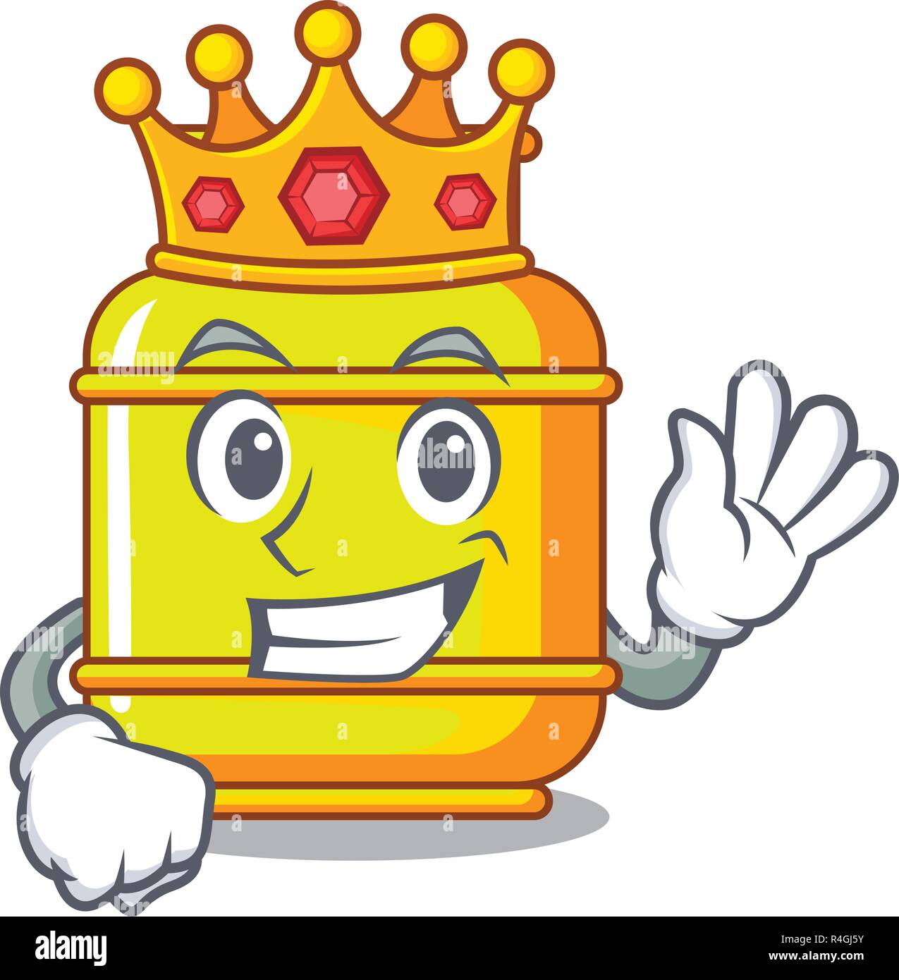 Lpg gas cylinder mascot Stock Vector Images - Alamy