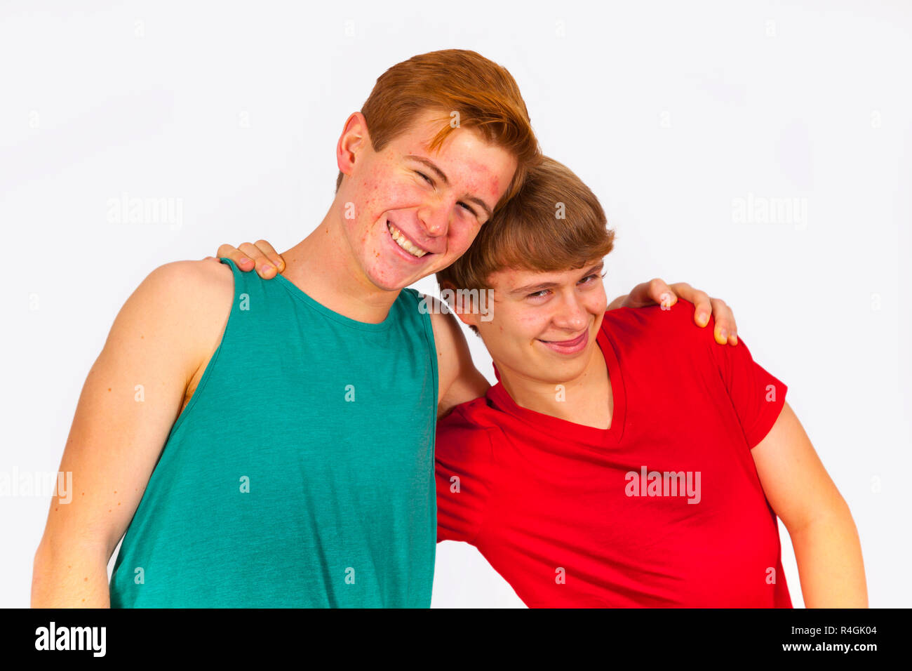 My younger brothers grimace hi-res stock photography and images - Alamy