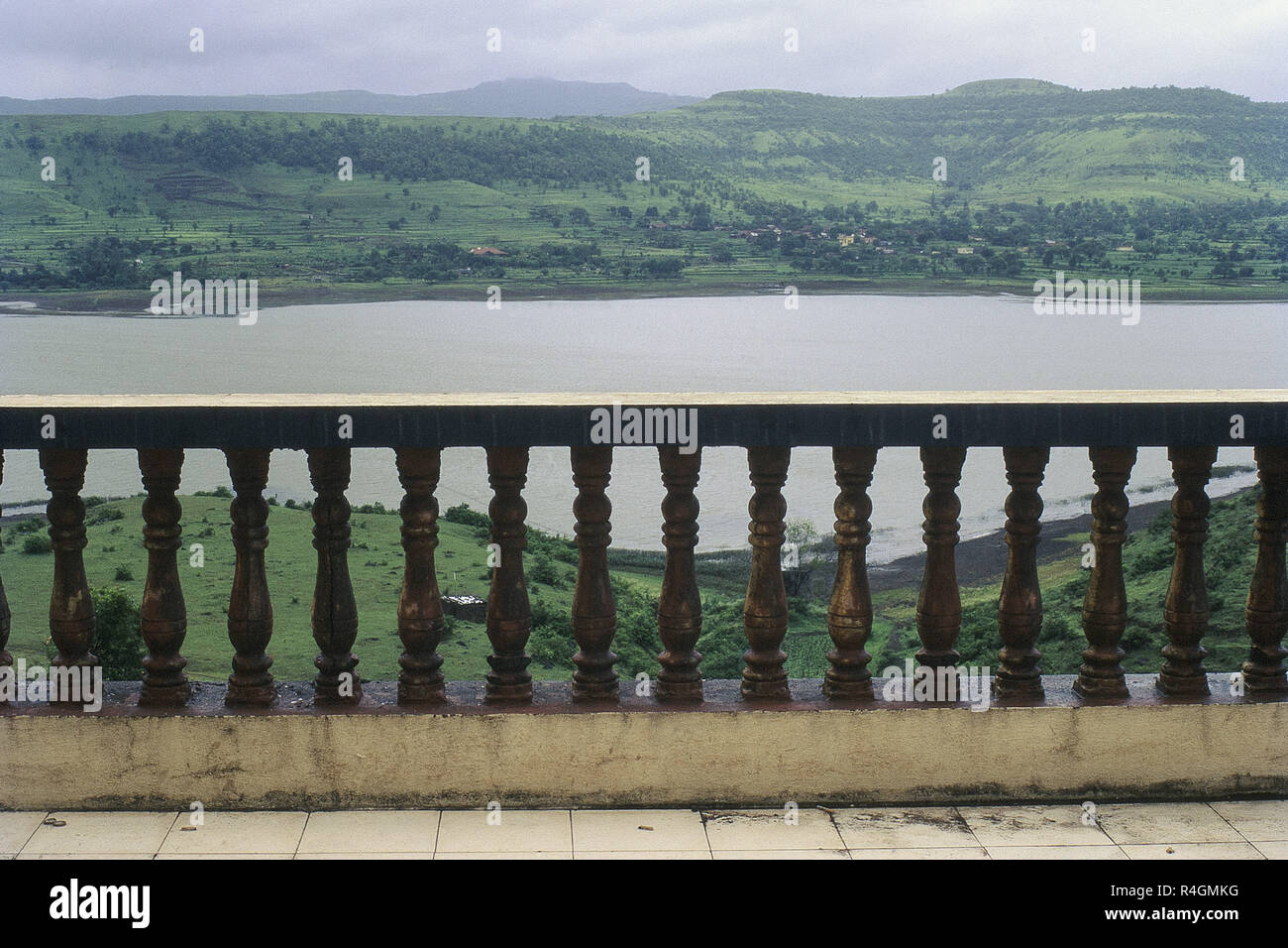Wooden balcony wood railing High Resolution Stock Photography and ...