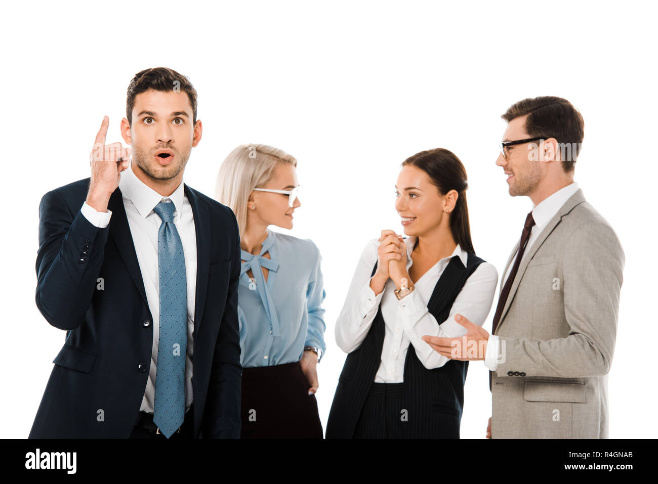 Surprised coworkers hi-res stock photography and images - Alamy