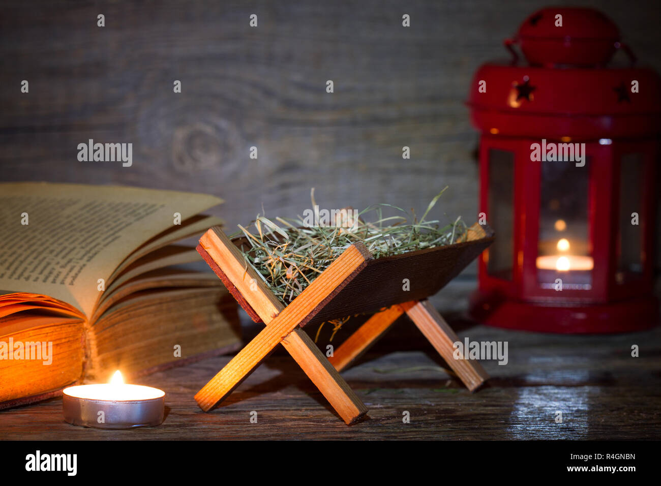 Bible christmas lantern hi-res stock photography and images - Alamy