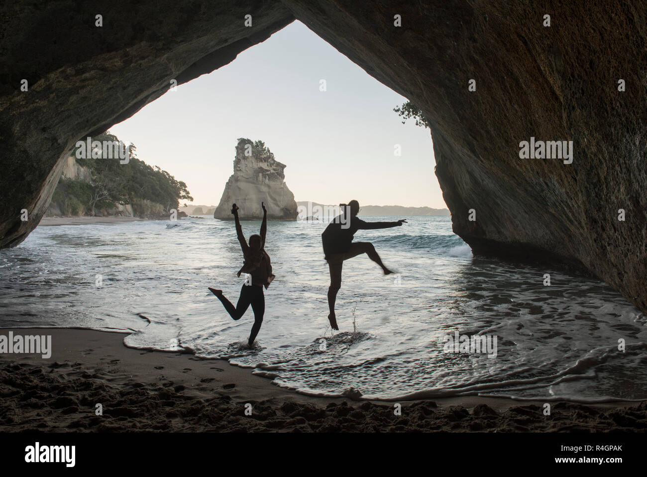 Jumping for fun Stock Photo - Alamy