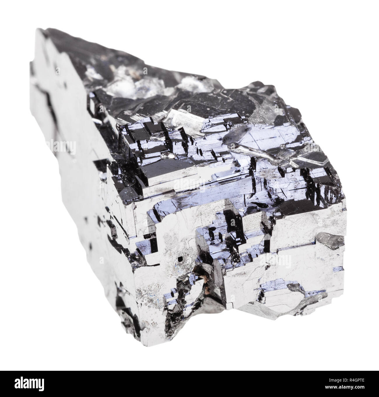 natural Galena stone isolated Stock Photo - Alamy